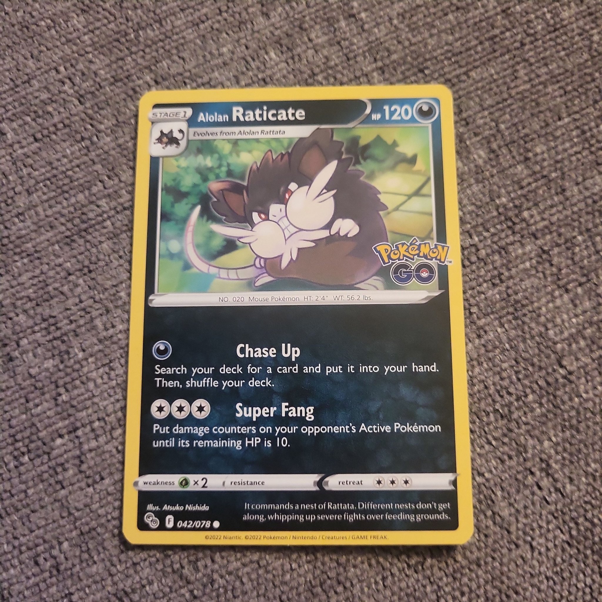 Se produkter som liknar Alolan Raticate Pokémonkort på Tradera (691937243)