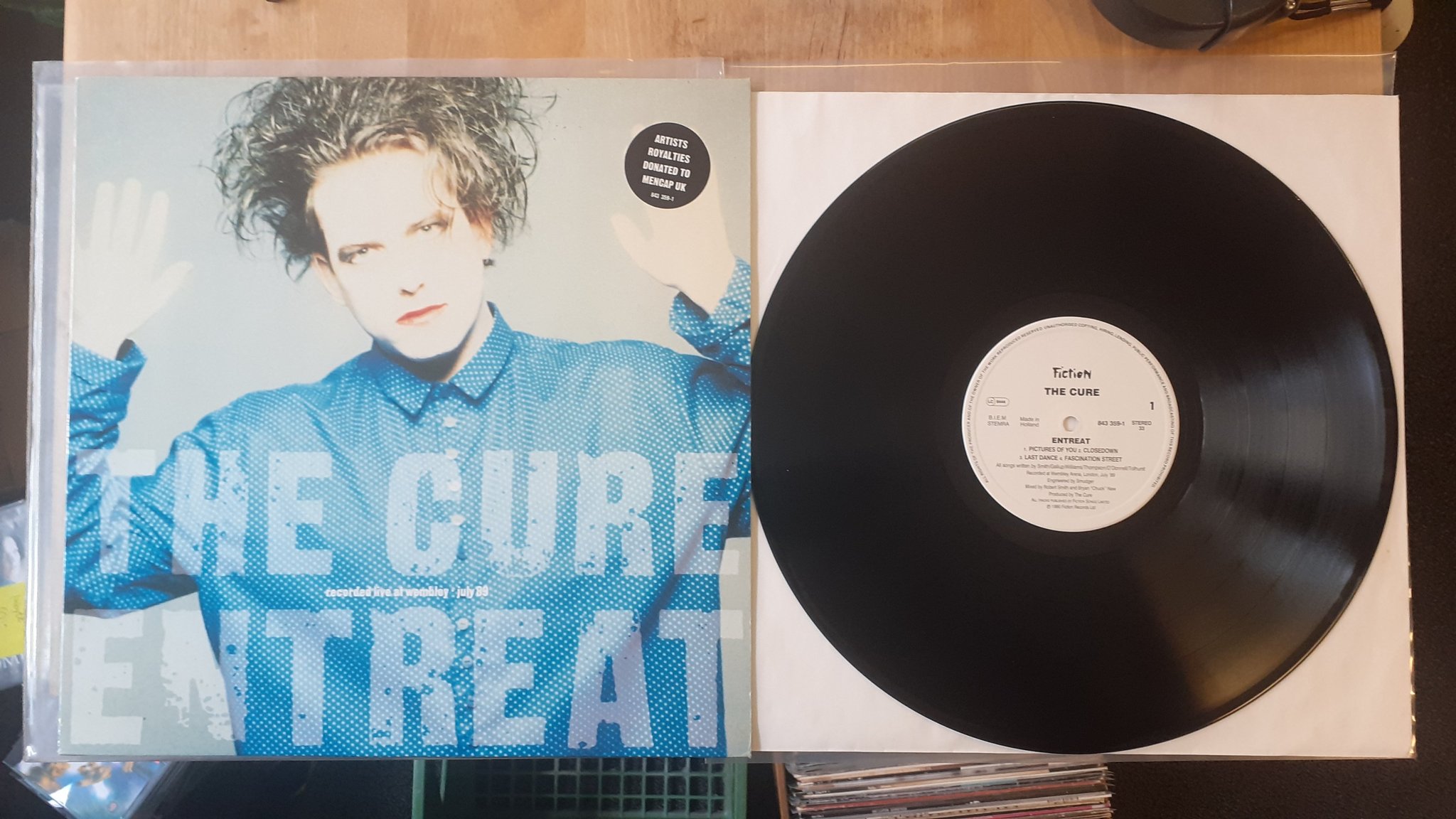 Lp The Cure Entreat 1990 409195074 ᐈ Skivbutikentrelleborg På