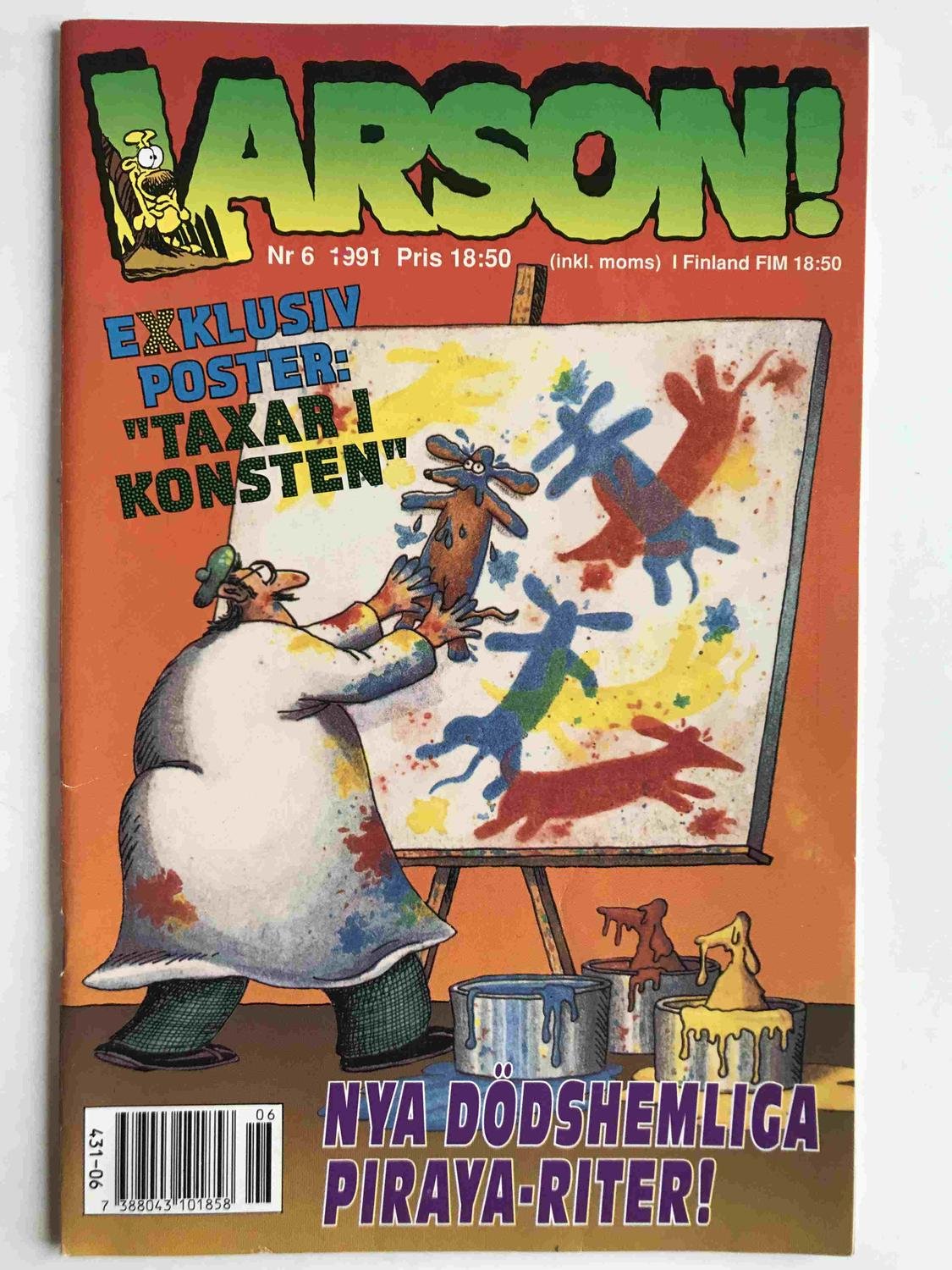 Larson! - 1991:6 FN med poster | Köp på Tradera (419603301)