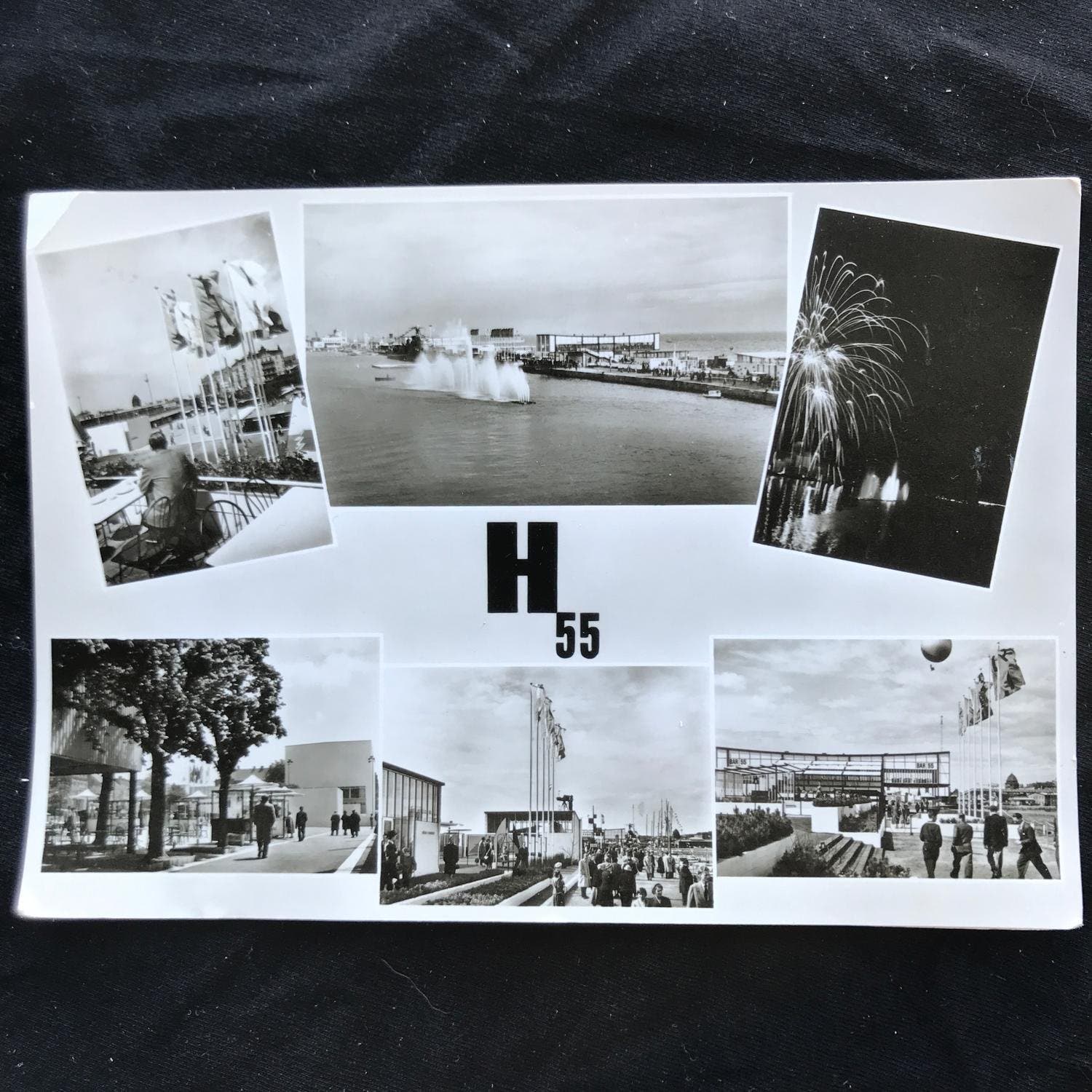 Helsingborg H 55 . Vykort från utställningen 1955 | Köp på Tradera ...
