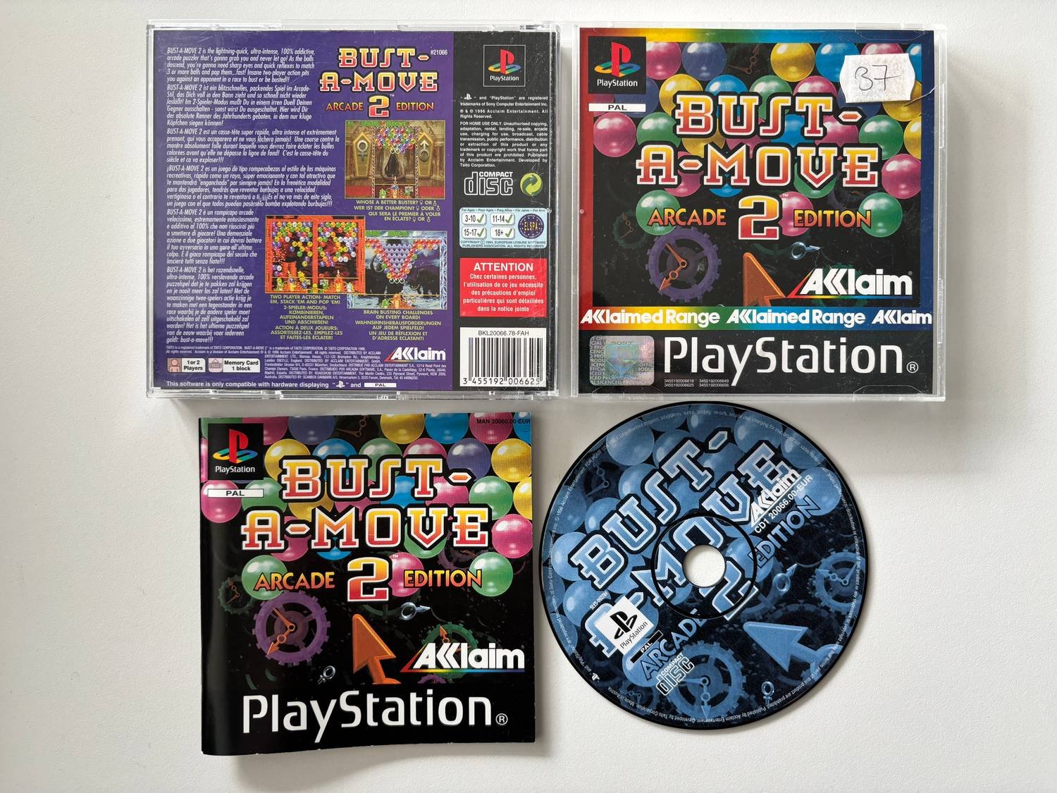 Se produkter som liknar PlayStation PS1 Bust a Move 2.. på Tradera ...