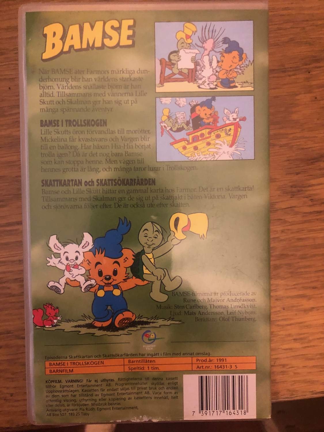 Bamse i Trollskogen- VHS | Köp från MaxManick på Tradera (374371816)