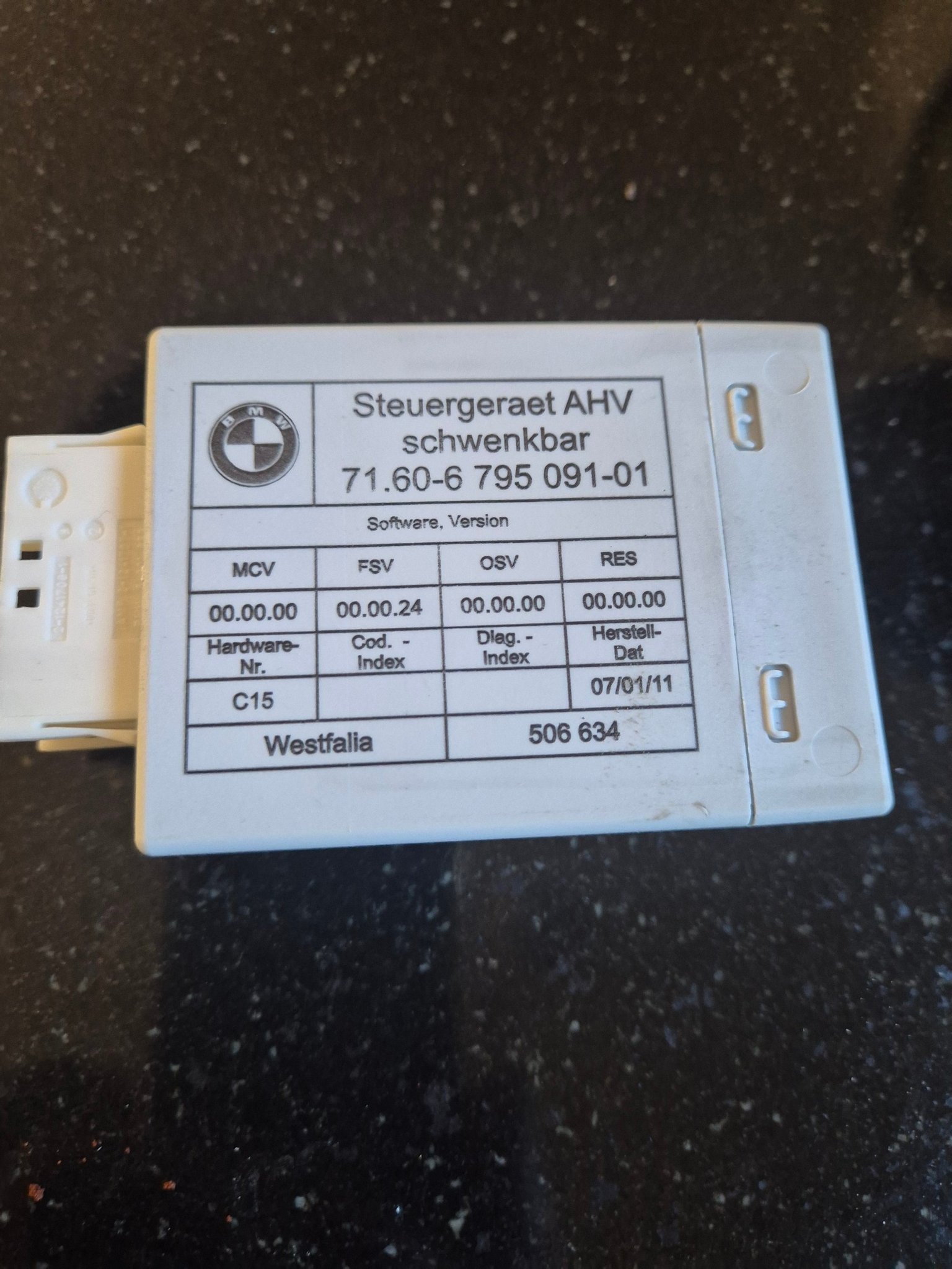 BMW Steuergeraet AHV schwenkbar 71.60-6 795 091.. | Köp på Tradera ...