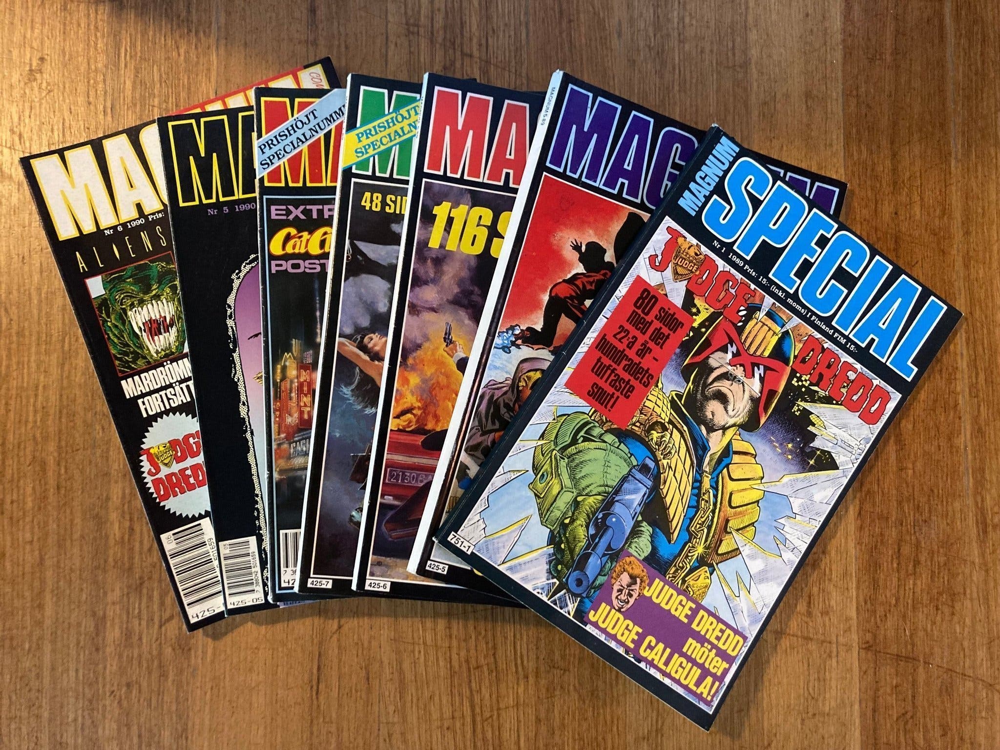 Magnum x 7st - Comics & Special - 1989: Nr 1, 5.. | Köp på Tradera ...
