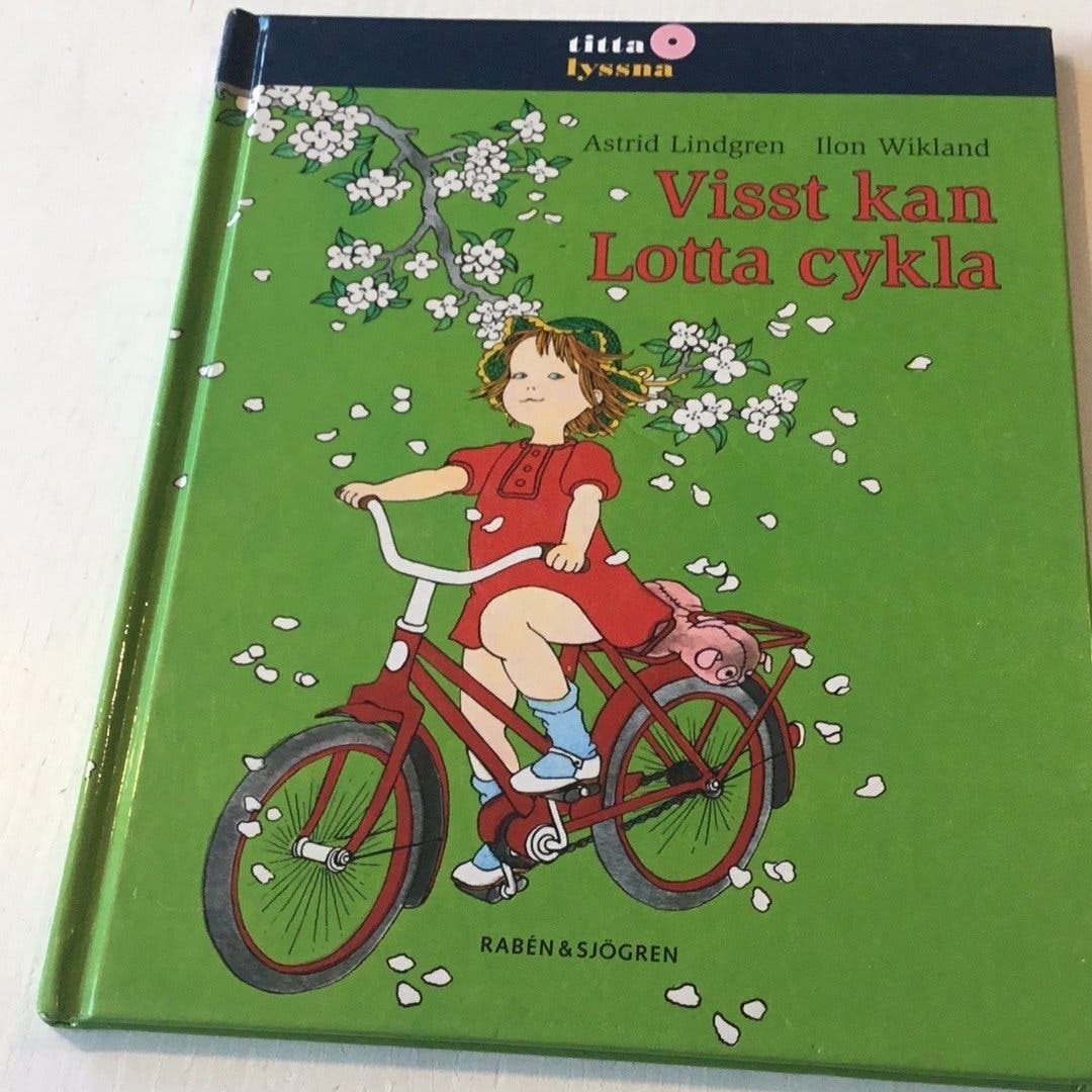 Barnbok BOK Visst kan Lotta cykla Astrid Lindgren | Köp på Tradera ...