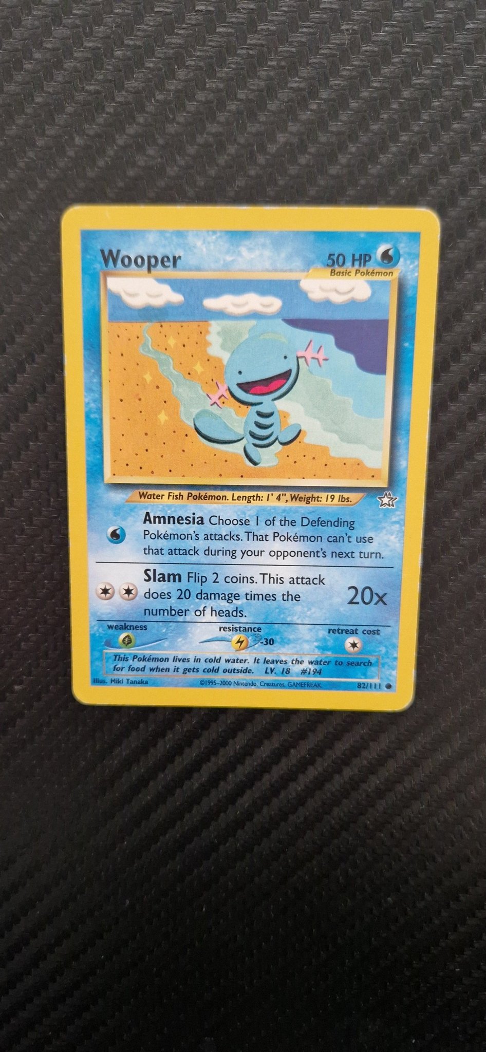 Wooper #82 - Neo Genesis - Pokémon Kort | Köp på Tradera (697444336)