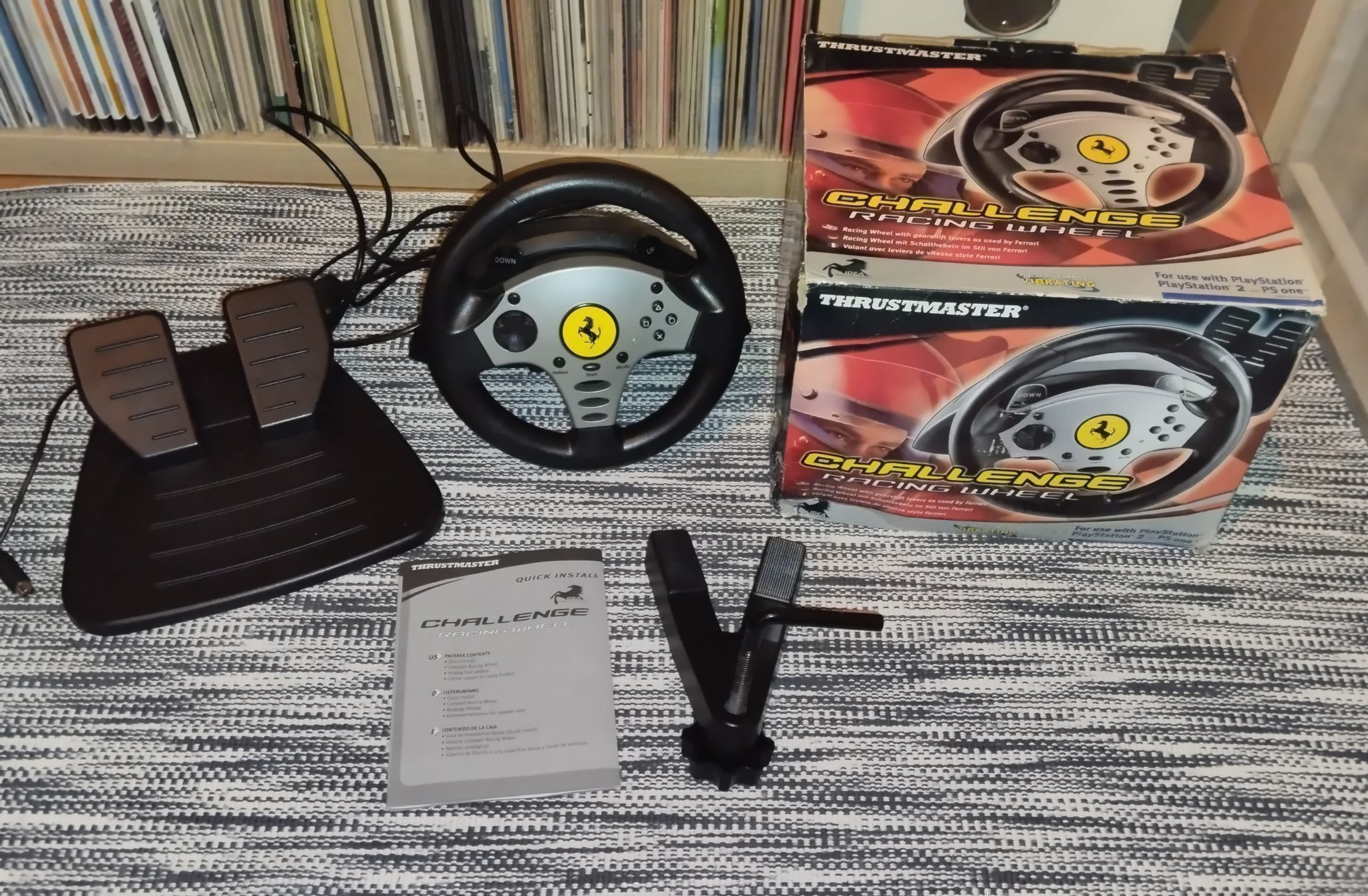 Ratt & Pedaler: Challenge Racing Wheel - PS1/PS.. | Köp på Tradera ...