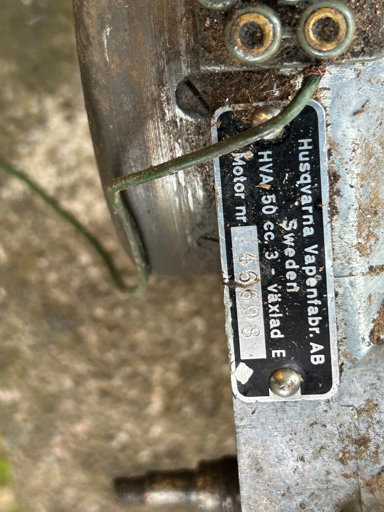 Husqvarna HVA 50cc Motor 3 växlad | Köp på Tradera (687370342)