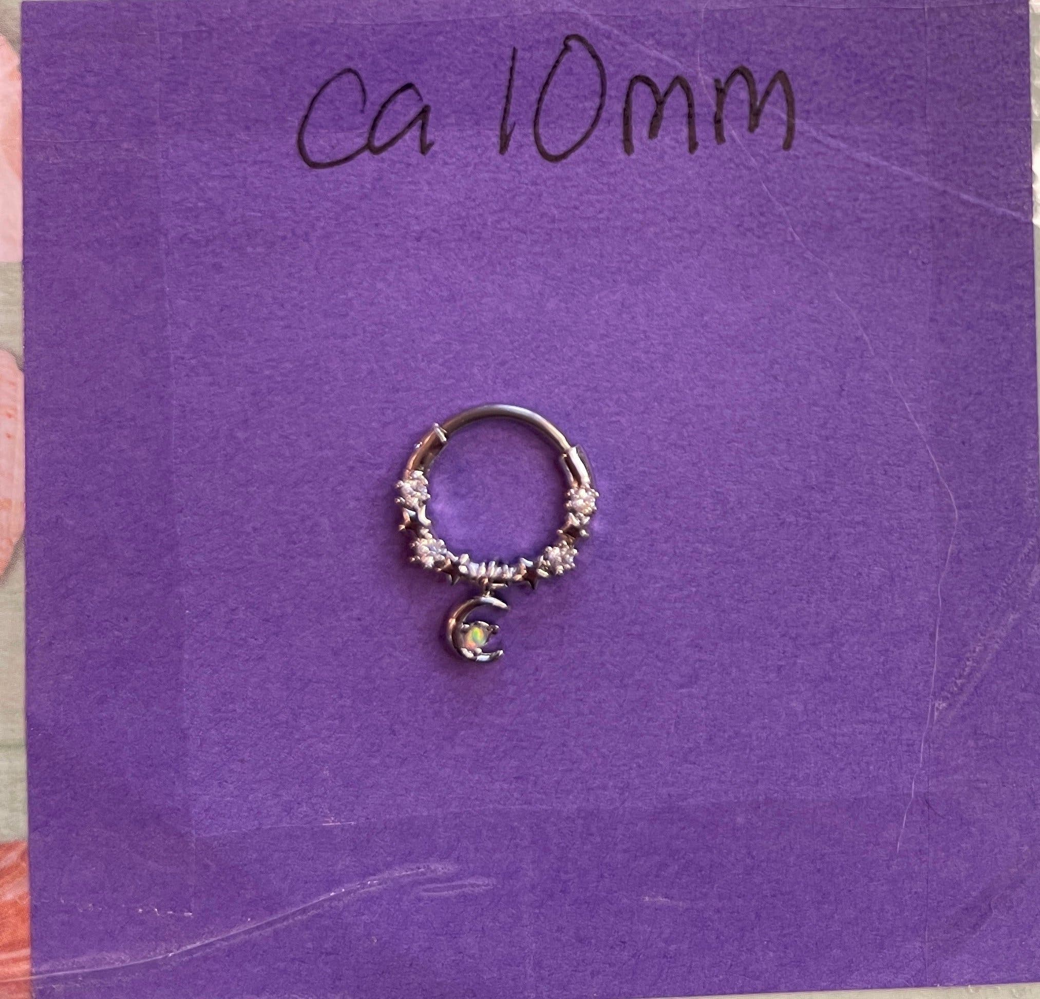Silverfärgad Septum piercing / näspiercing ca 1.. | Köp på Tradera ...