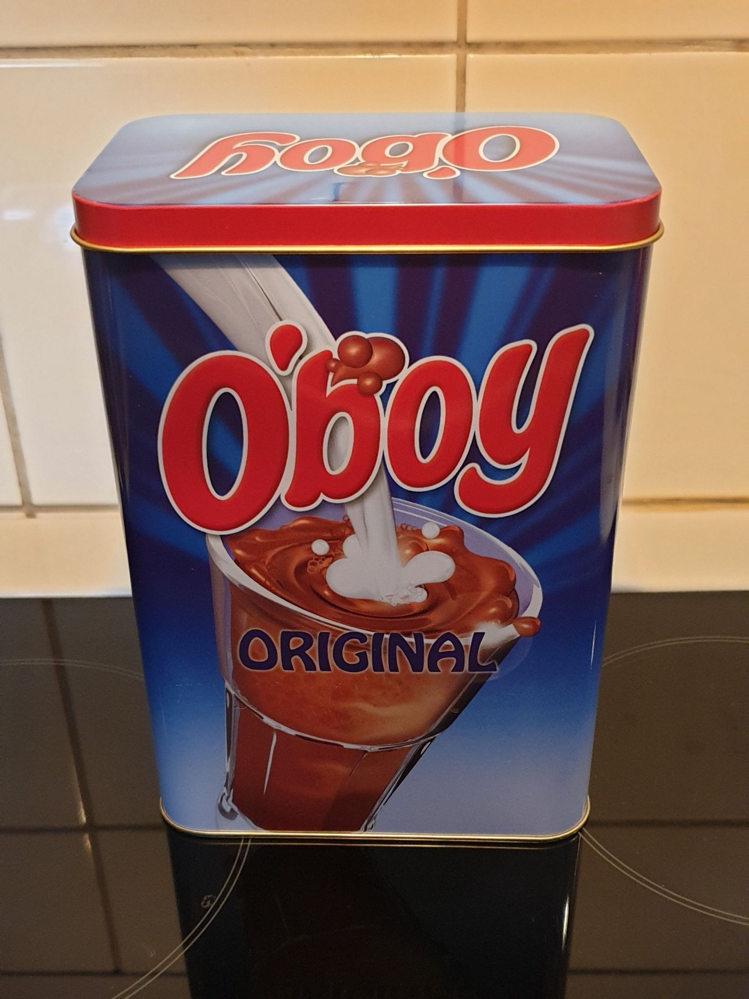 Oboy plåtburk XL, original, O'boy, burk, metall.. (359587853) ᐈ Köp på ...
