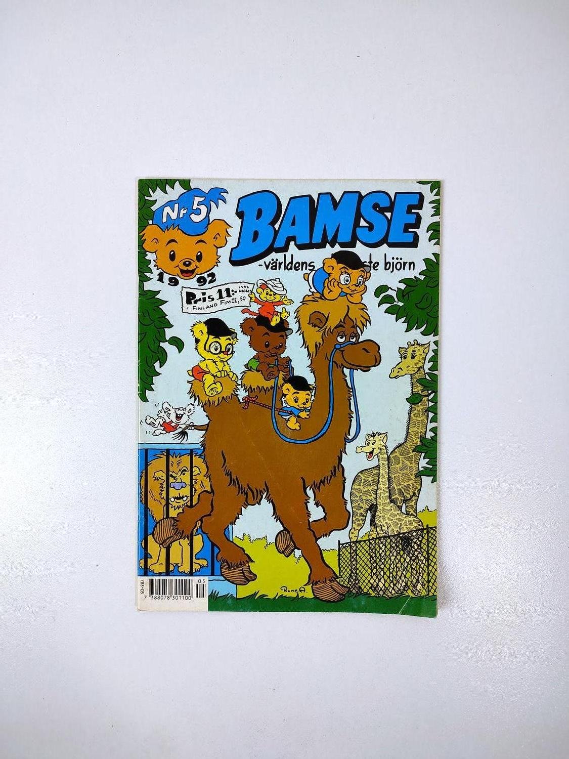 Serietidning, Barnserie - Bamse, Nr 5, 1992 | Köp på Tradera (601268169)
