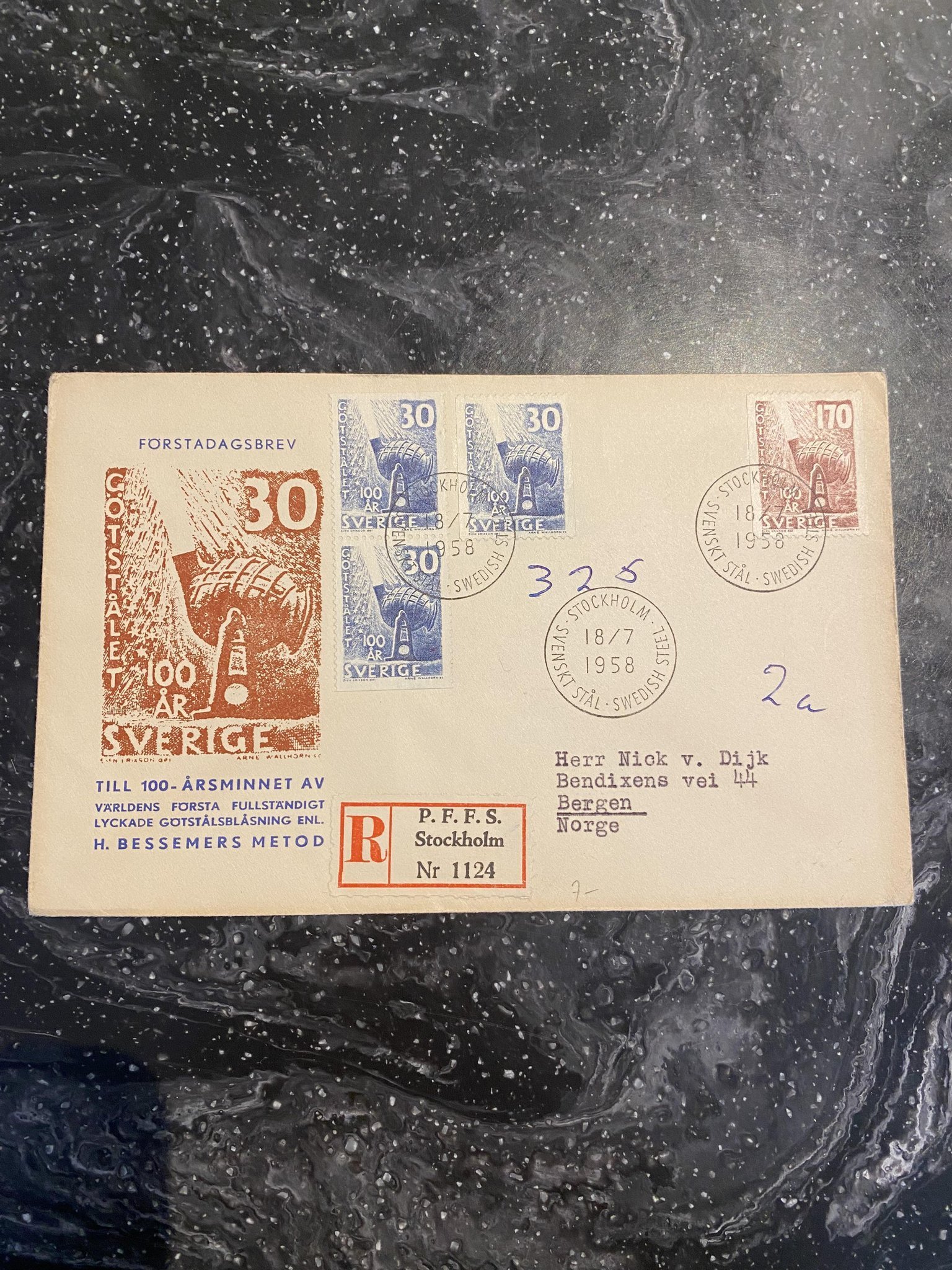 Se produkter som liknar FDC Sverige Vinjett 1958 Göts.. på Tradera ...