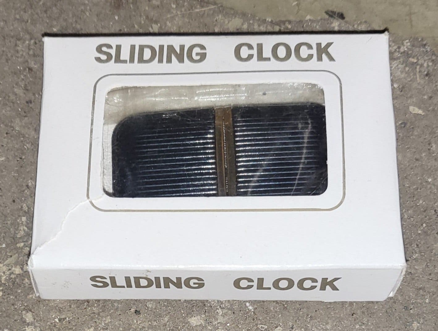 Liten sliding clock i orginalförpackning Till n.. | Köp på Tradera ...