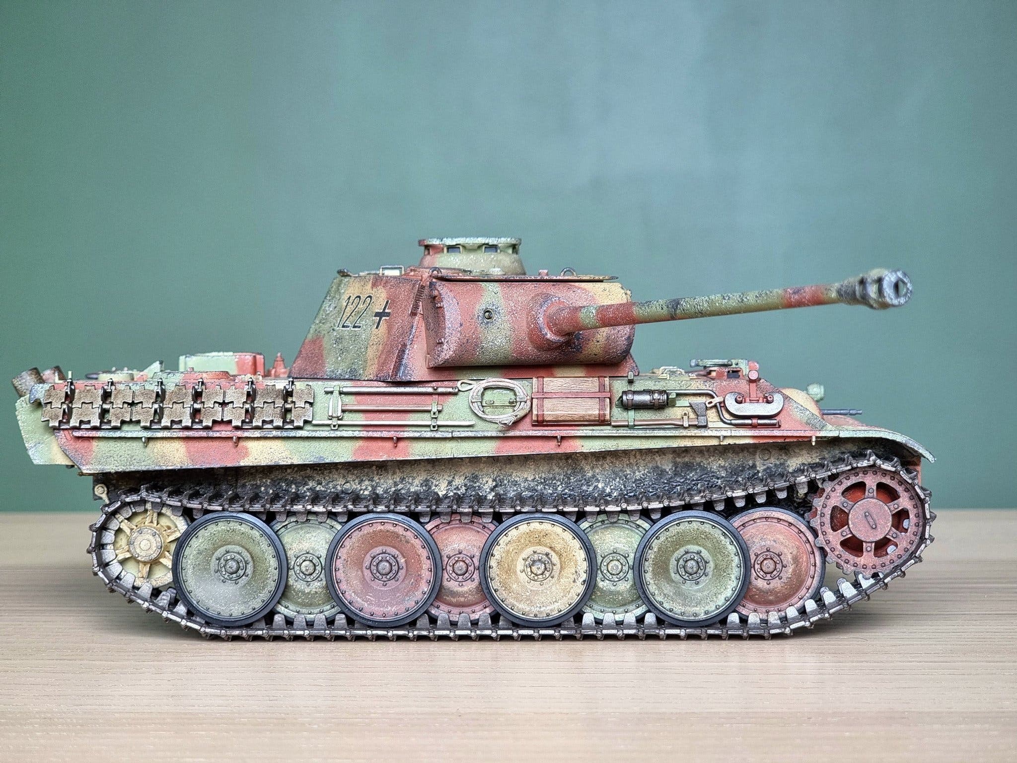 Modell av tysk stridsvagn 1:35 - Panzerkampfwag.. | Köp på Tradera ...