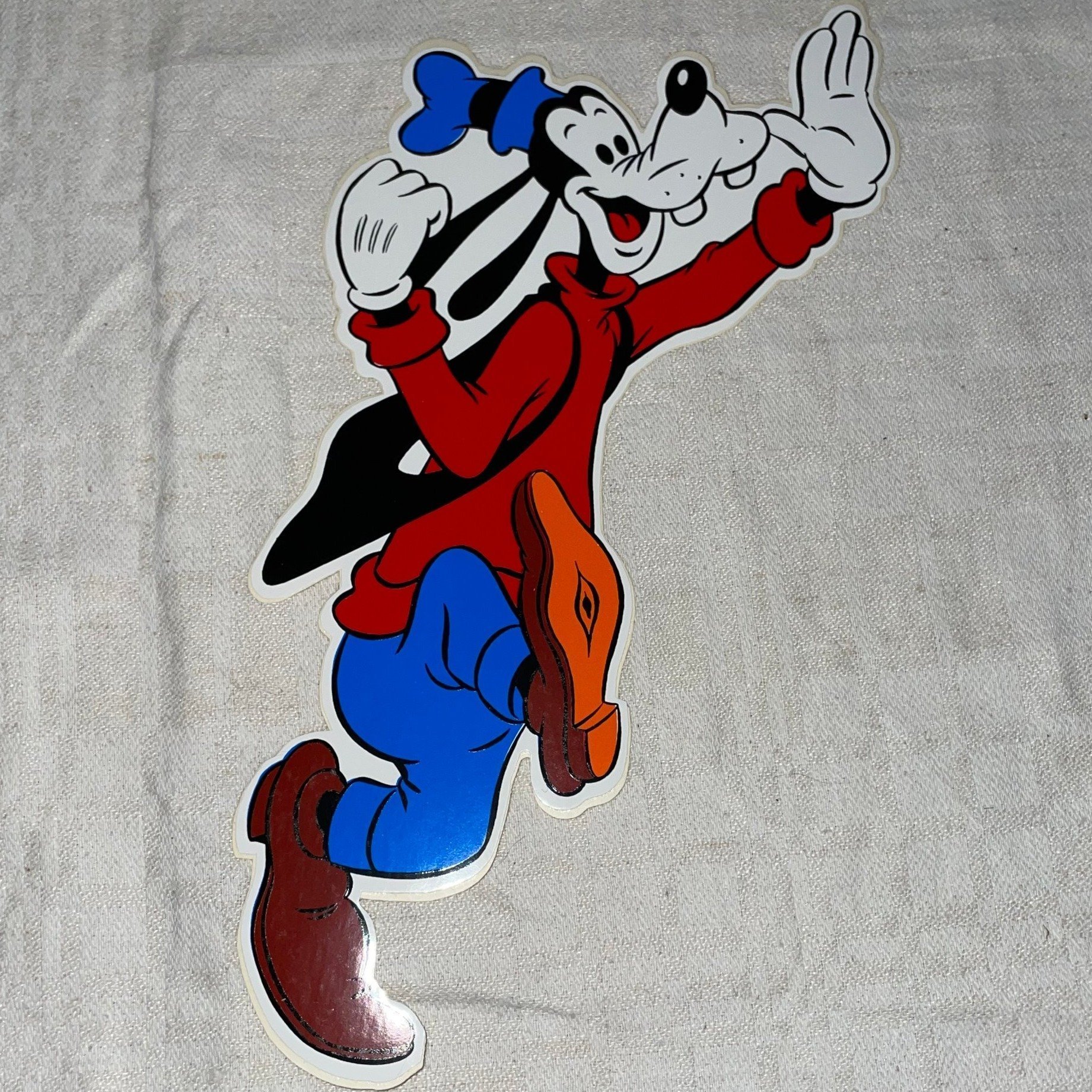 KLISTERMÄRKE Goofy, Långben, Walt Disney, i ori.. | Köp på Tradera ...