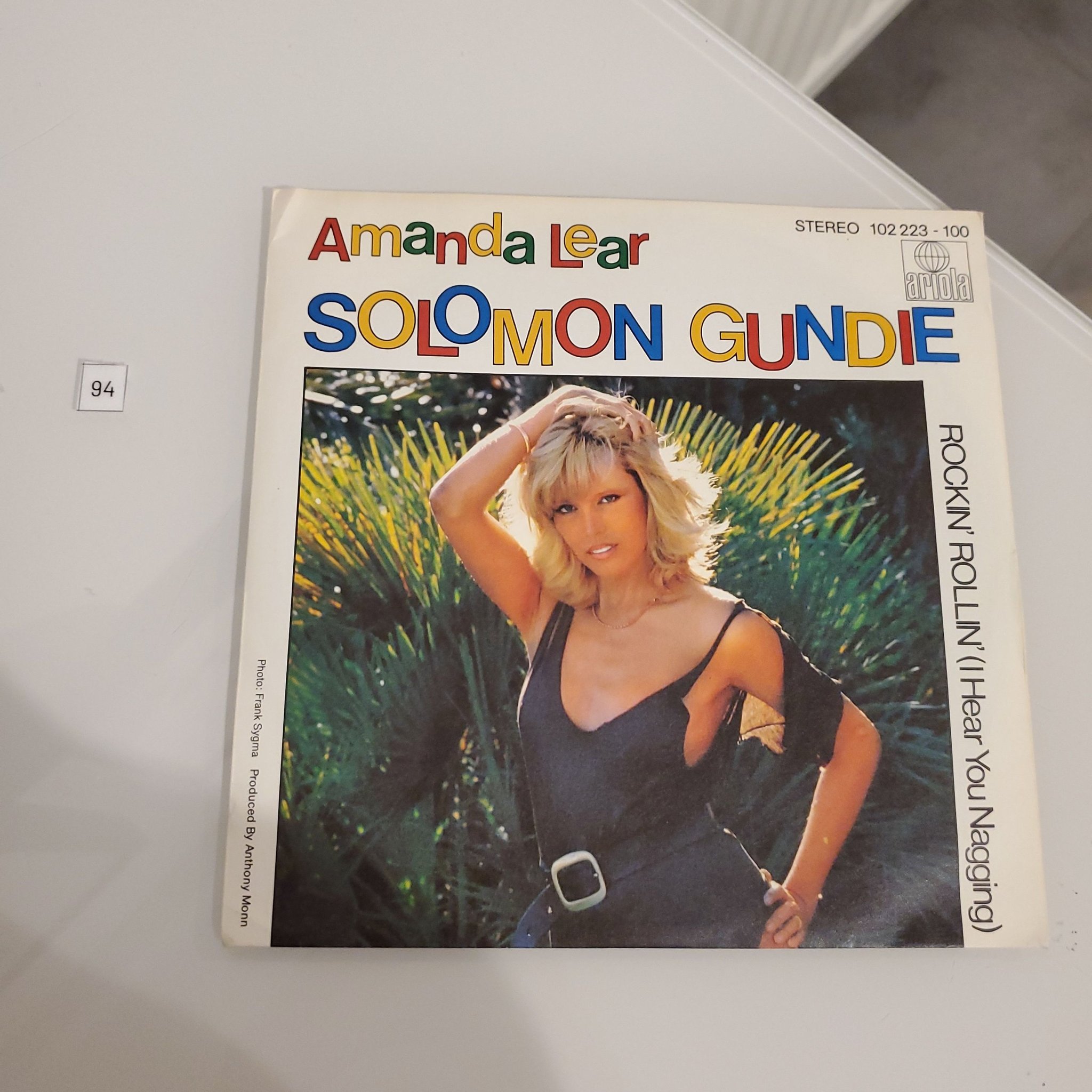 Amanda Lear - Solomon Gundie / Rockin' Rollin' .. | Köp på Tradera ...