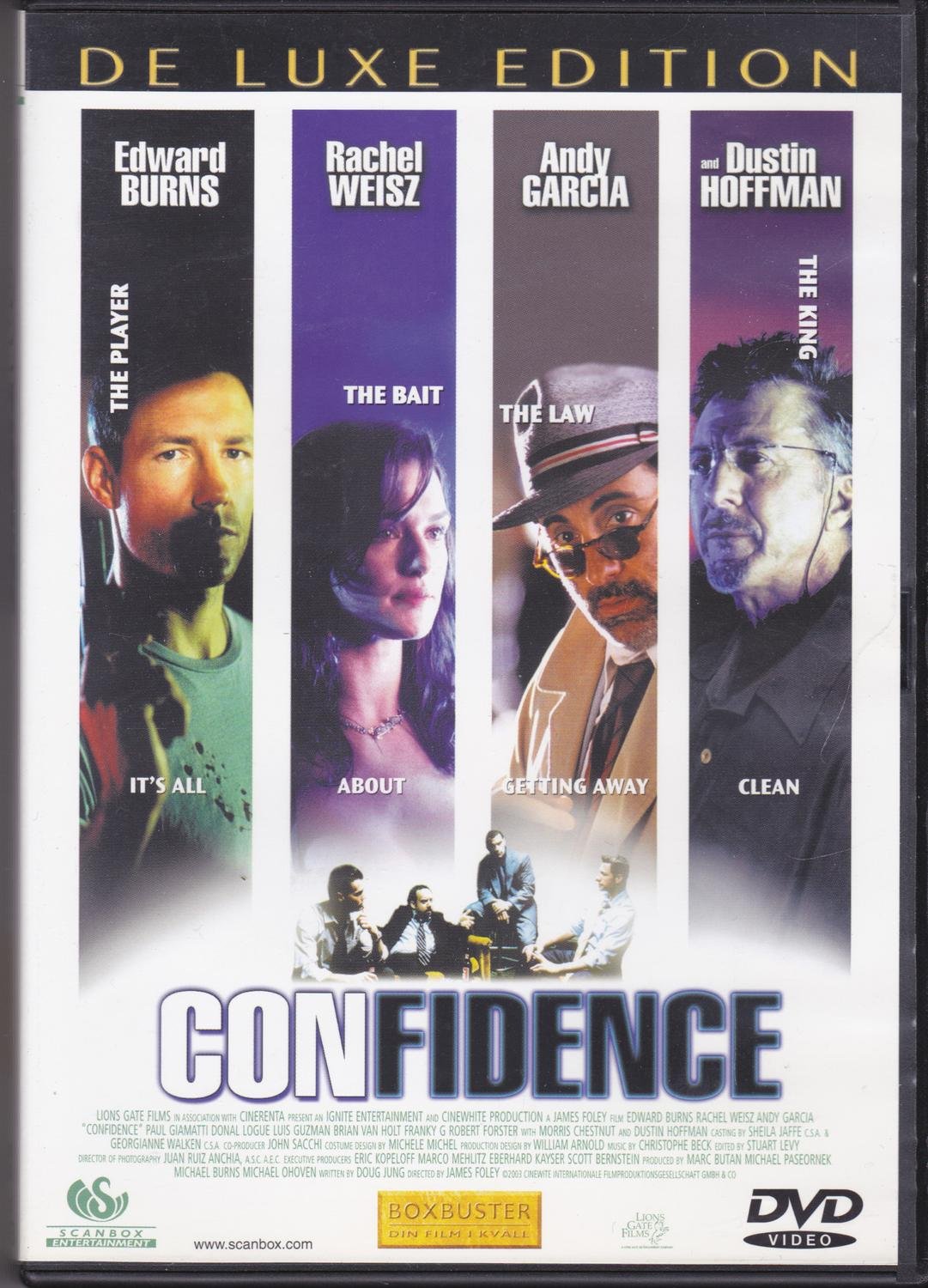 DVD / Confidence / Rachel Weisz, Dustin Hoffman.. | Köp på Tradera ...