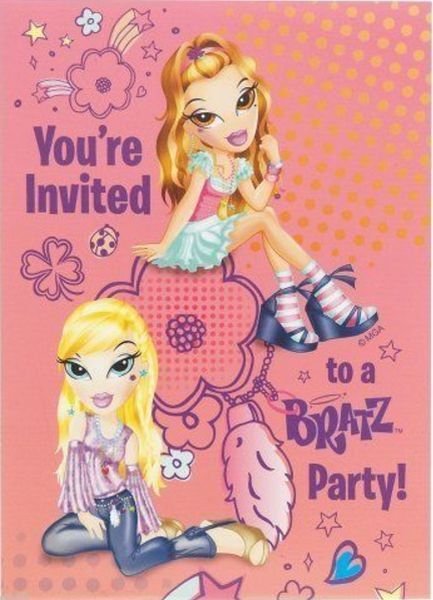 BRATZ - Party! Invitations5 With En.. | Köp från Kelz0r på Tradera ...