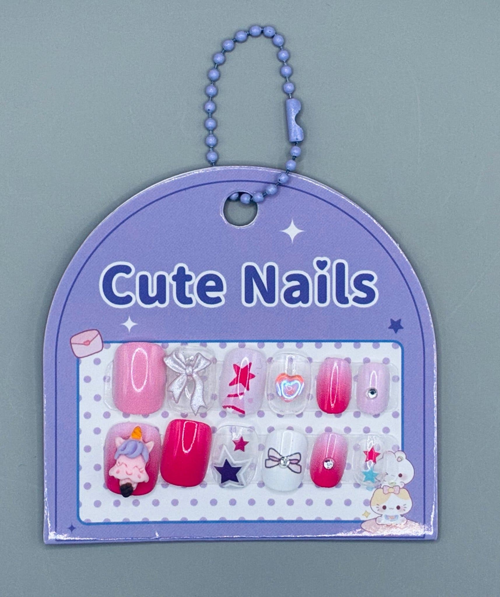 Press On Nails för barn – Cute Nails enhörning .. | Köp på Tradera ...