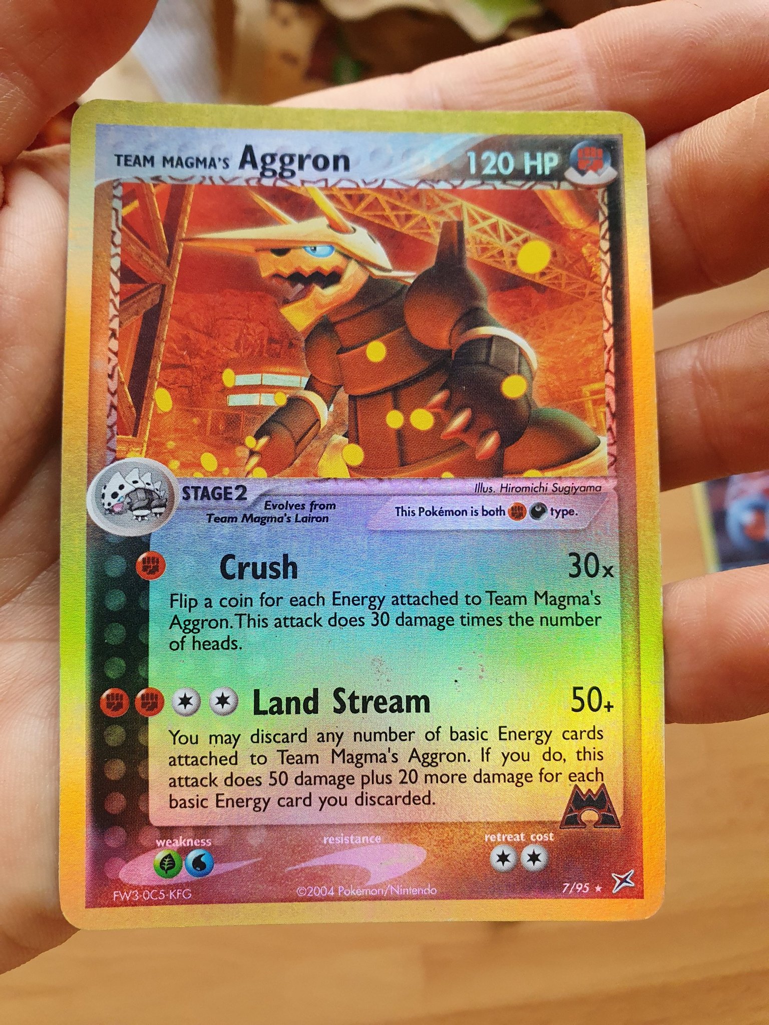 Se produkter som liknar Team magma's Aggron på Tradera (692085926)