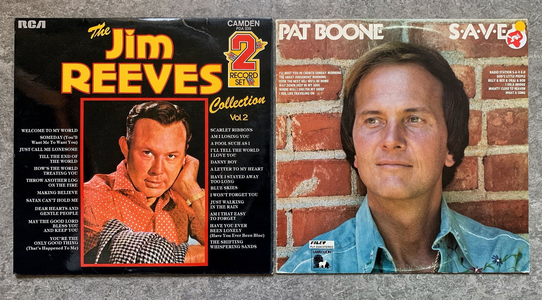 Jim Reeves Collection Dubbel-LP Pat Boone Saved.. | Köp på Tradera ...