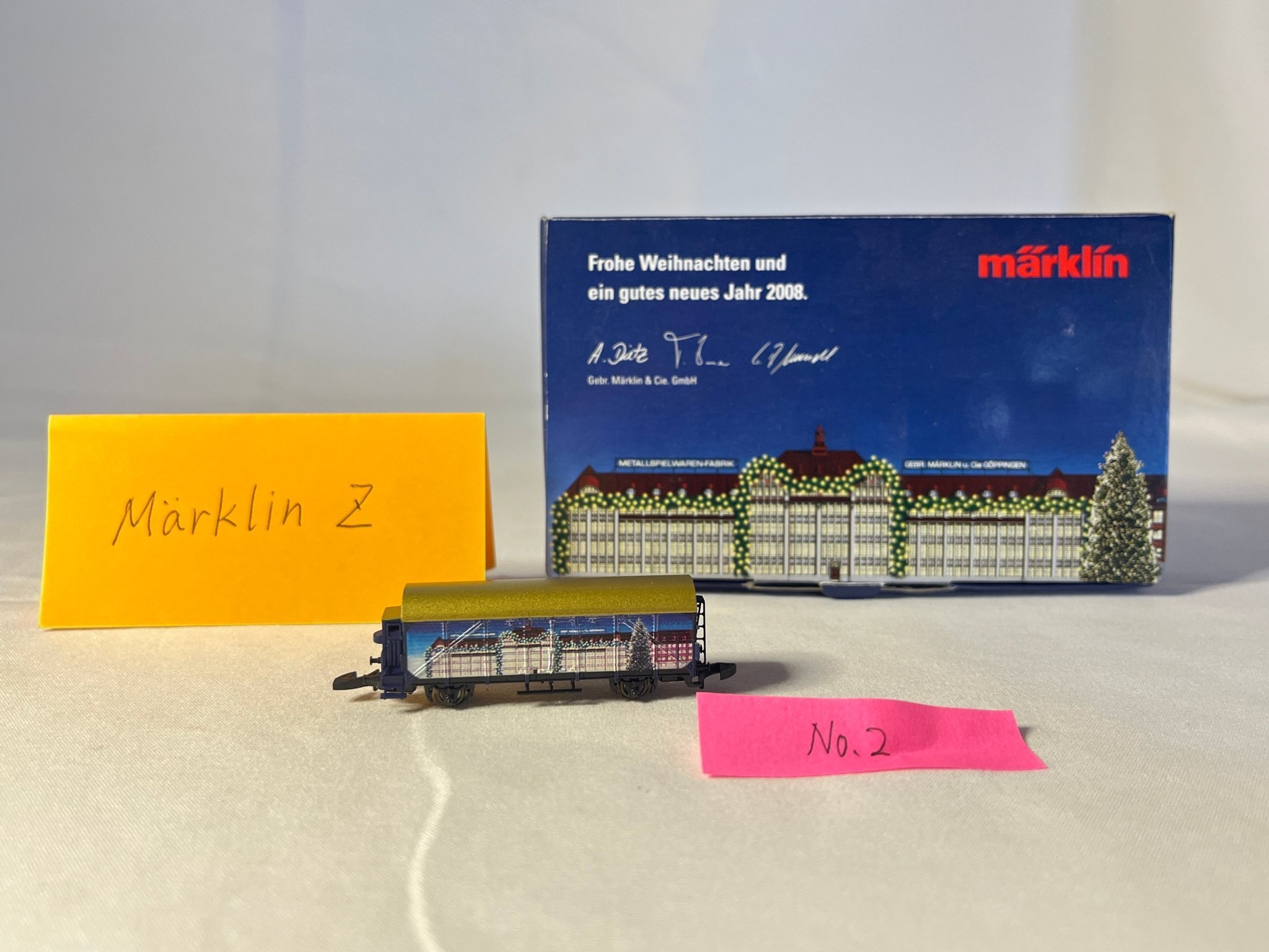 Märklin Z (Mini-Club) Julvagn/Godsvagn med brom.. | Köp på Tradera ...