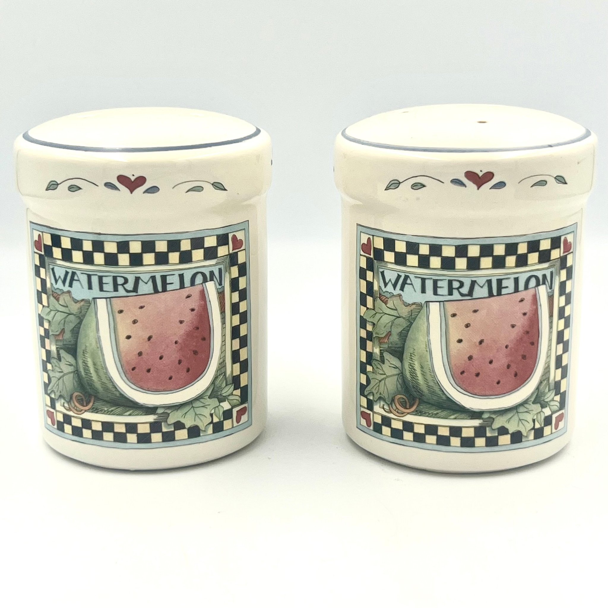 Susan Winget “Watermelon” salt- & pepparströare.. | Köp på Tradera ...
