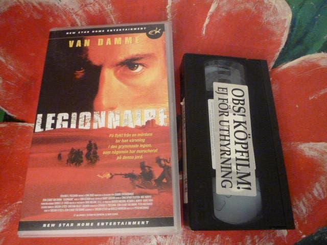 LEGIONNAIRE, VHS, FILM, ACTION | Köp från keepeer14488 på Tradera ...