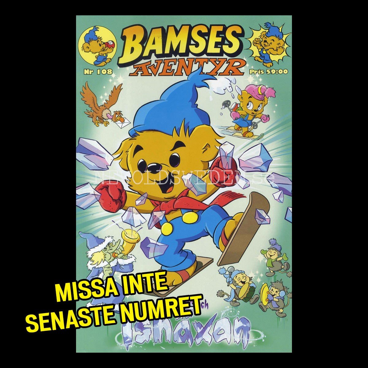 Se produkter som liknar BAMSES ÄVENTYR - BAMSE och is.. på Tradera ...