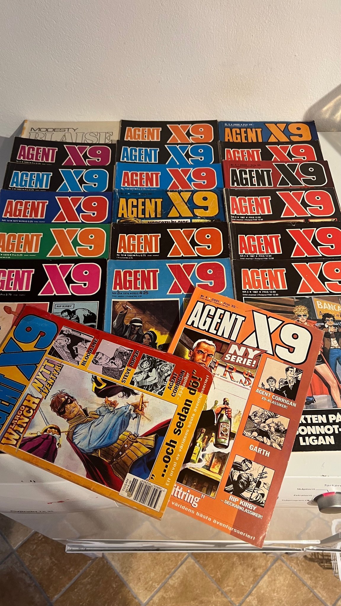 Agent X9 - Samling av tidningar från 1976-2001 | Köp på Tradera (695530304)
