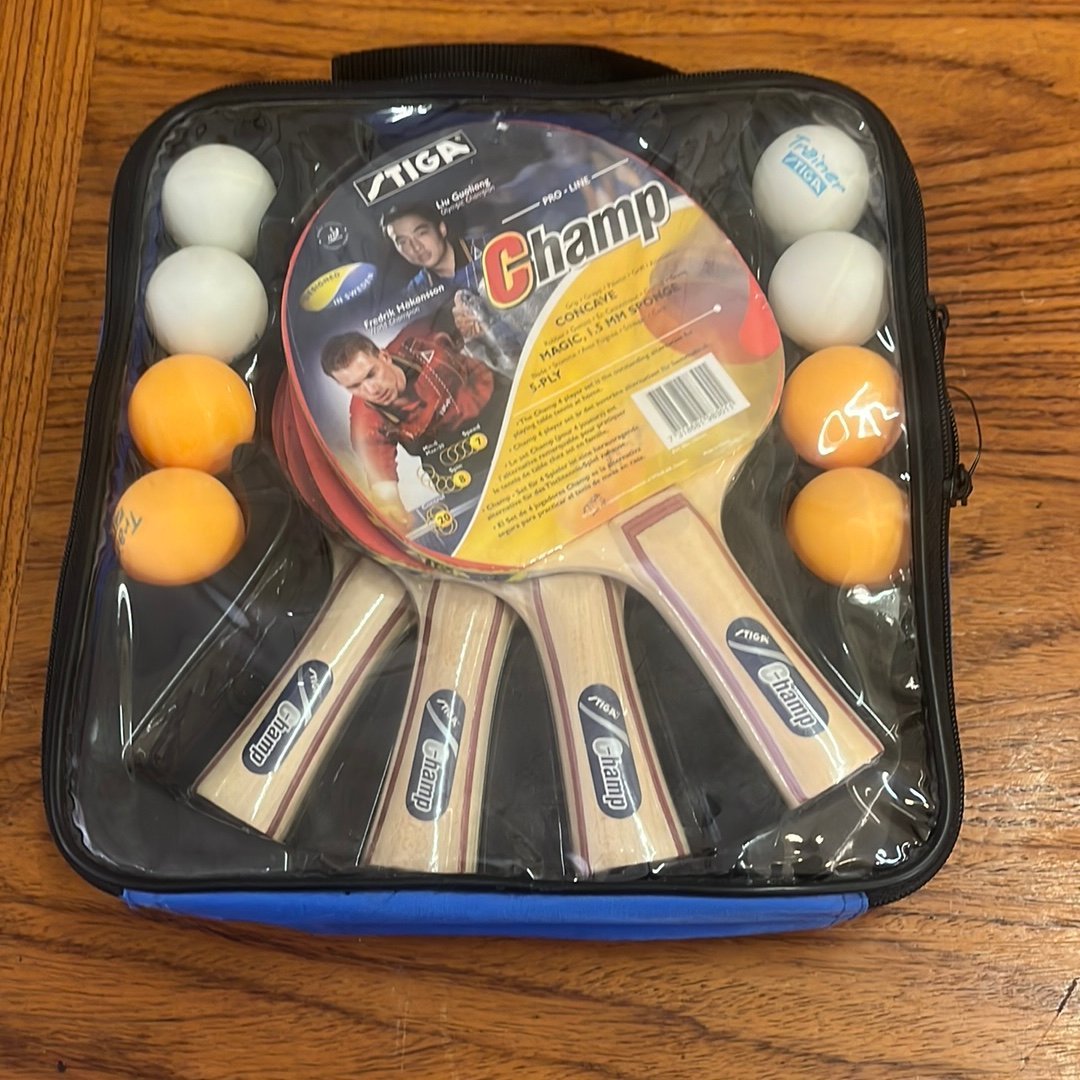 Stiga Champ Pingis set | Köp på Tradera (712834570)