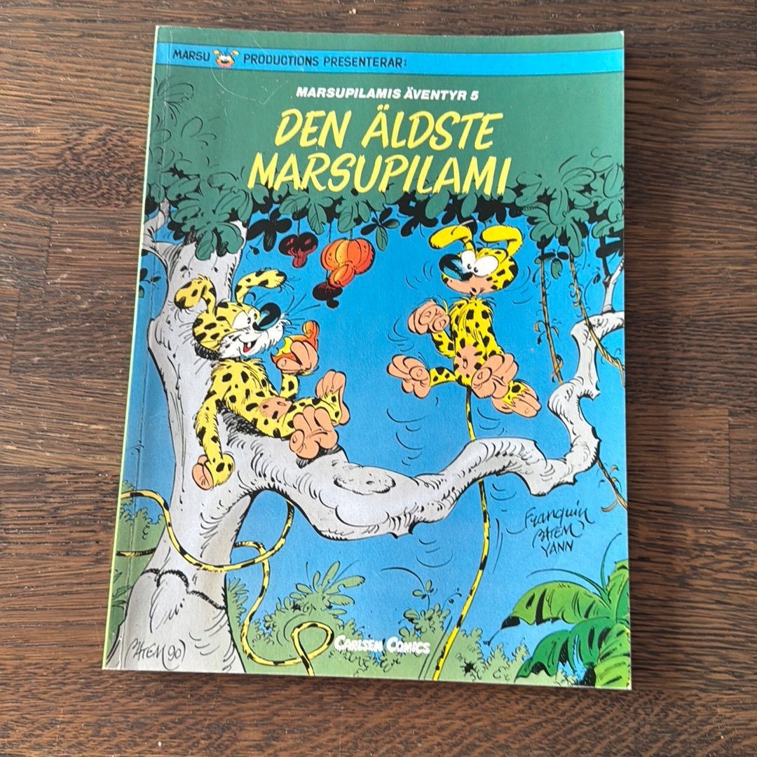 Den Äldste Marsupilami - Franquin & Yann - 1990 | Köp på Tradera ...