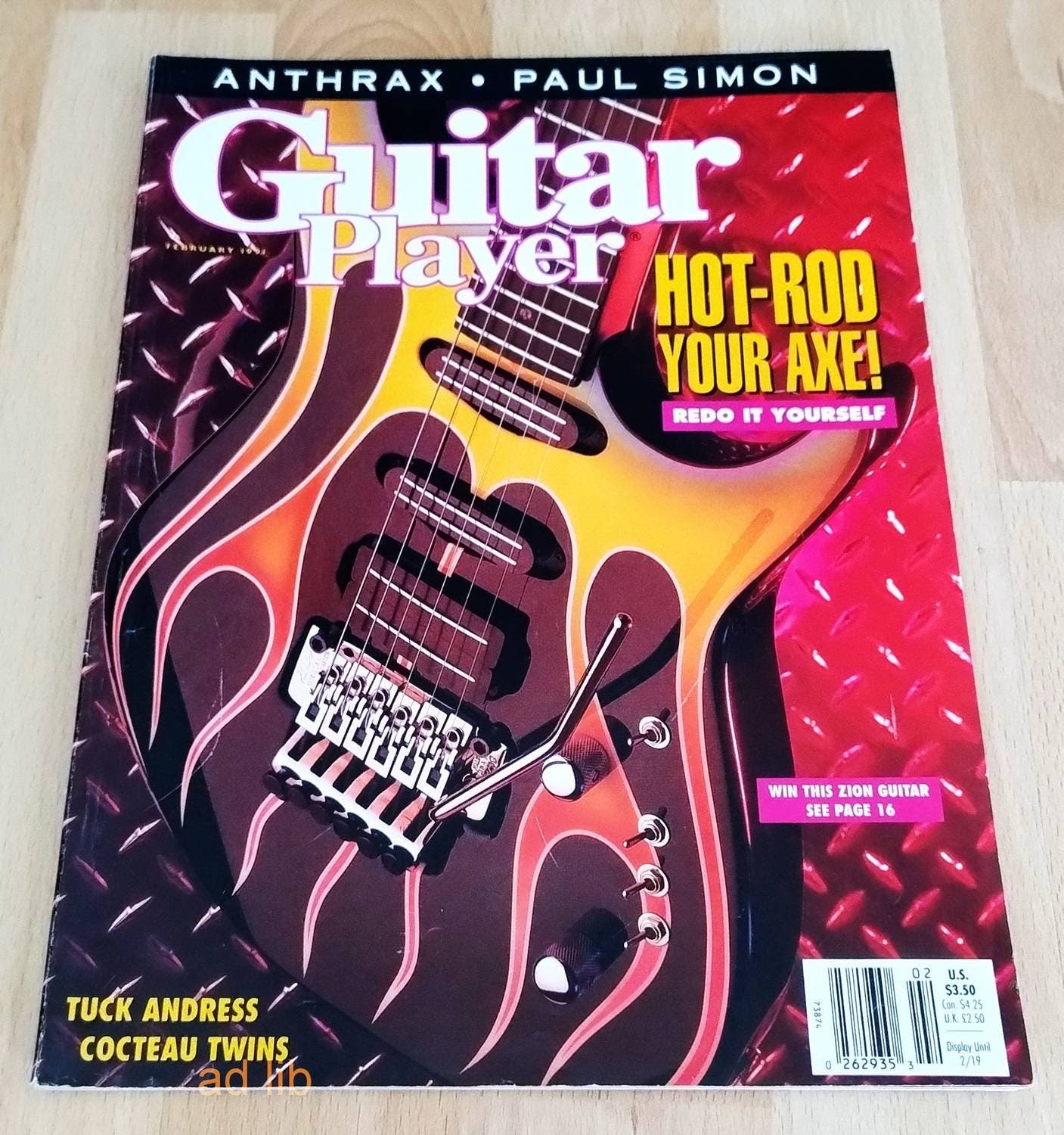 Guitar Player Feb. 1991 - Hot Rod Your Axe, Fen.. | Köp på Tradera ...