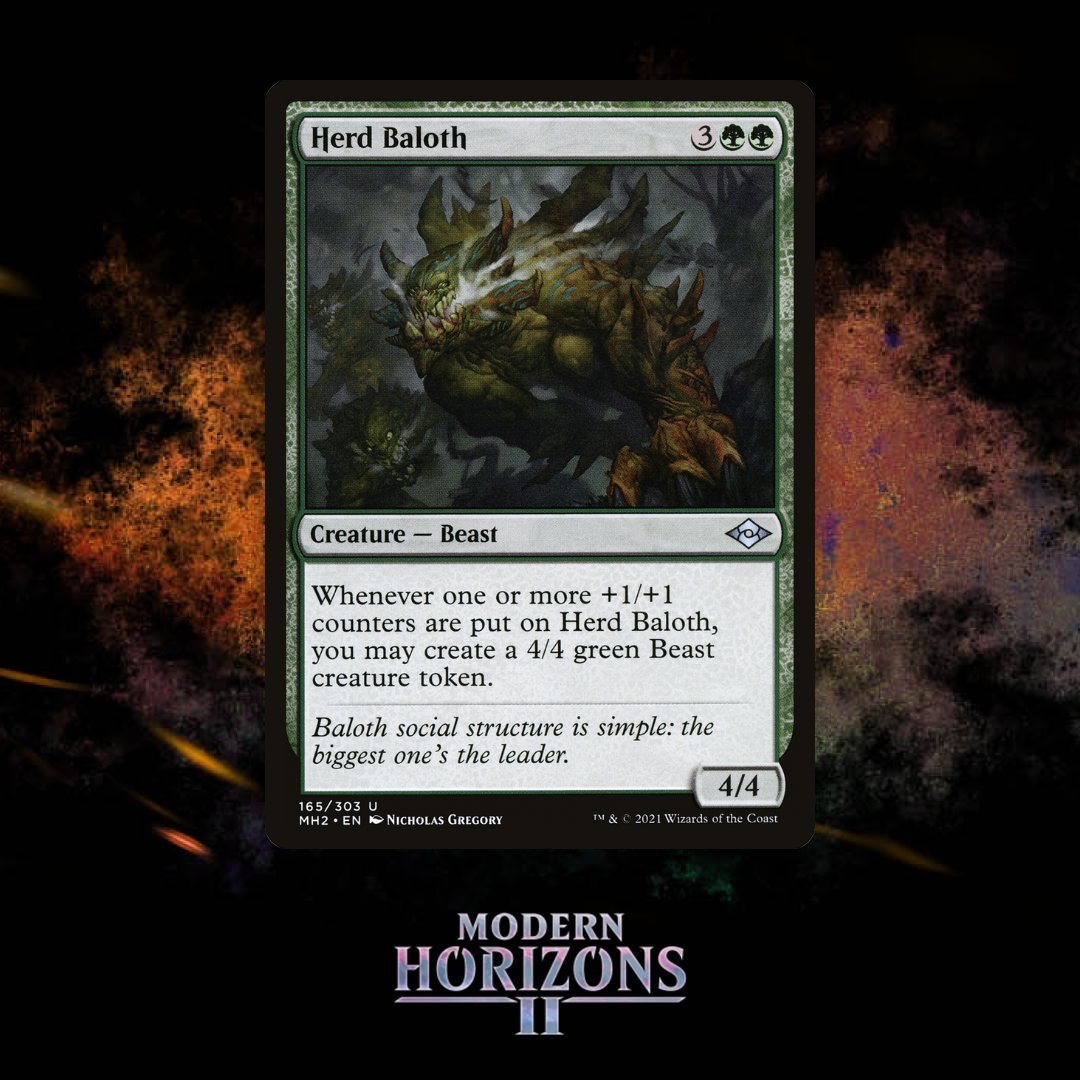 Herd Baloth (*Foil*), #165 (MH2), Green, Creatu.. | Köp på Tradera ...