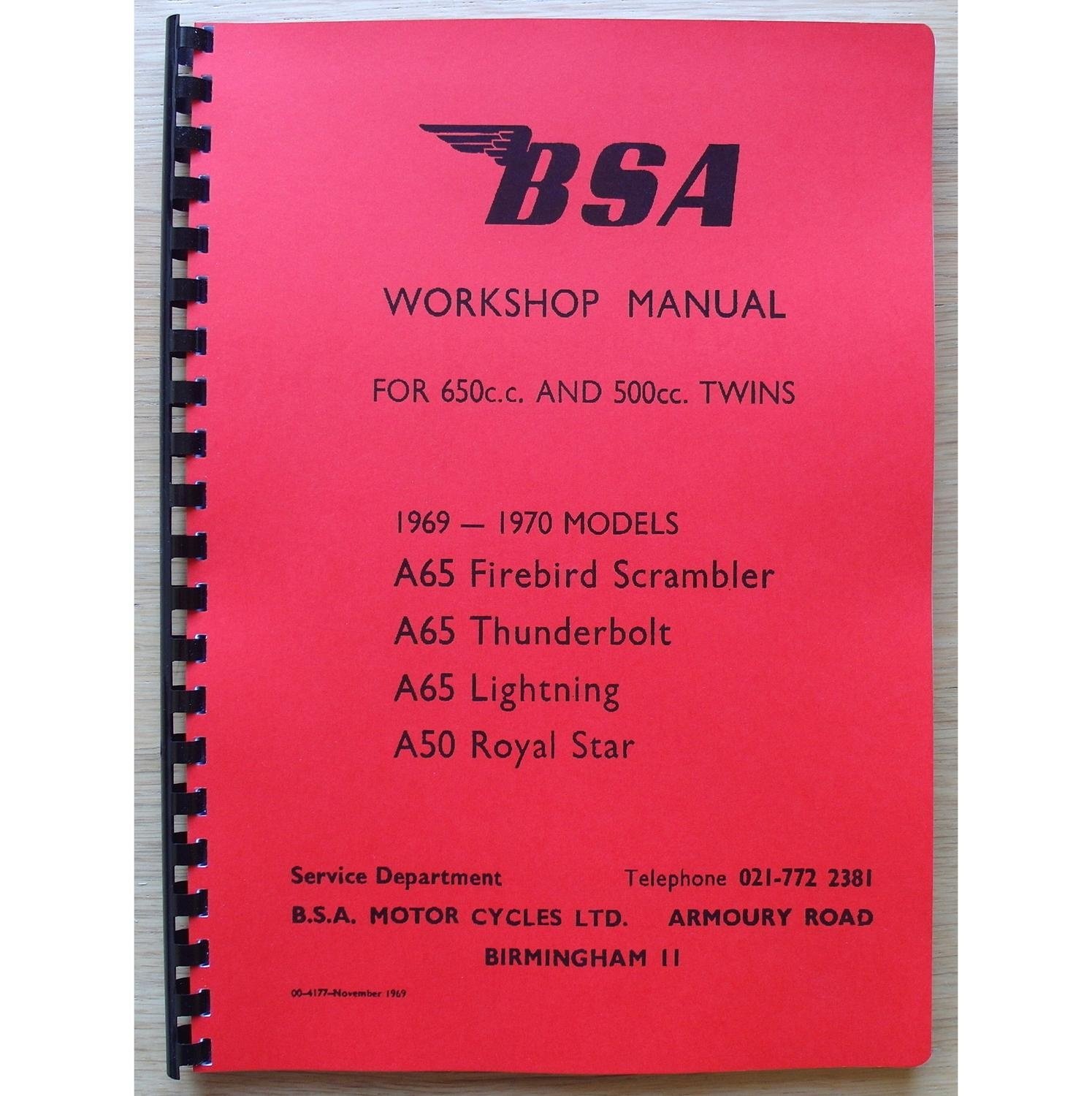 BSA 650cc och 500cc TWINS 1969 - 1.. | Köp från UT-Data på Tradera ...