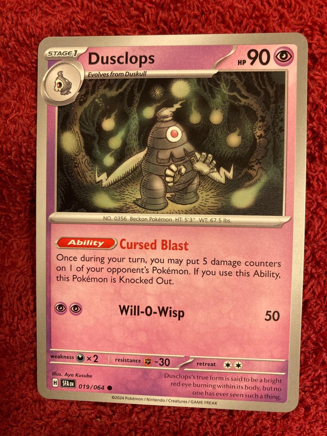 DUSCLOPS - POKEMON - SHROUDED FA.. | Köp från hasse1248 på Tradera ...
