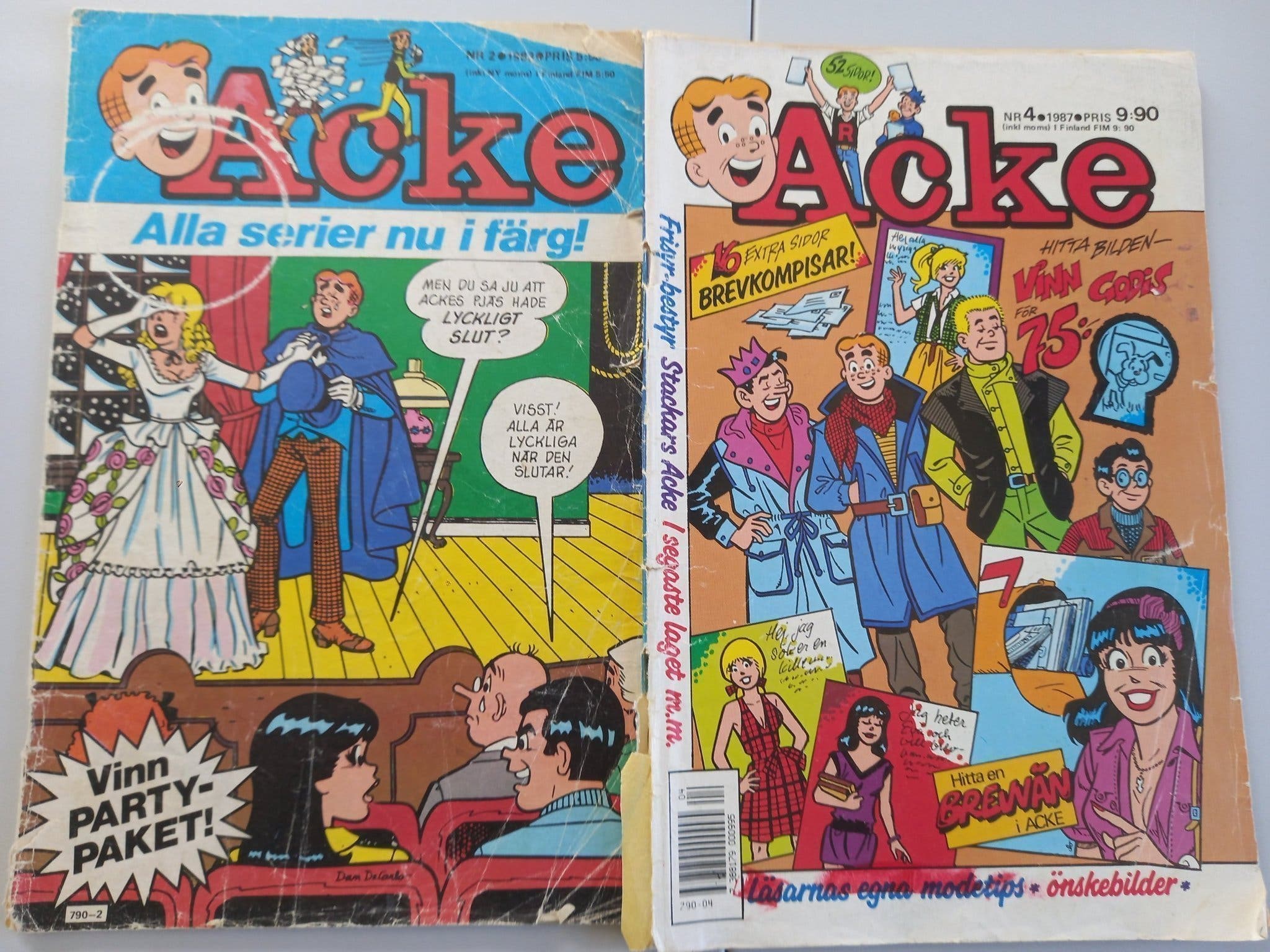 Acke serietidning, 1983 och 1987 | Köp på Tradera (712606723)