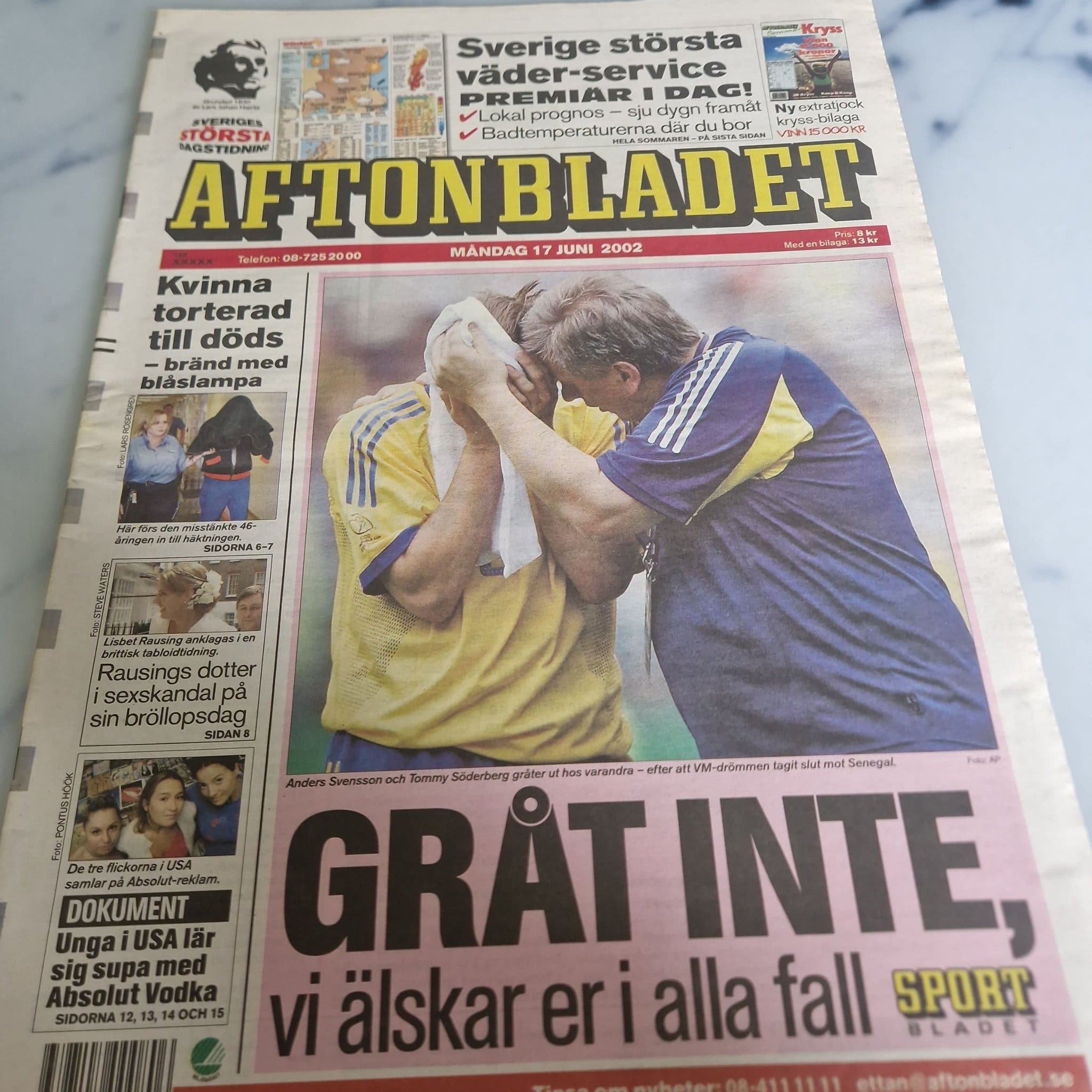 Se produkter som liknar Aftonbladet tidning på Tradera (685449407)