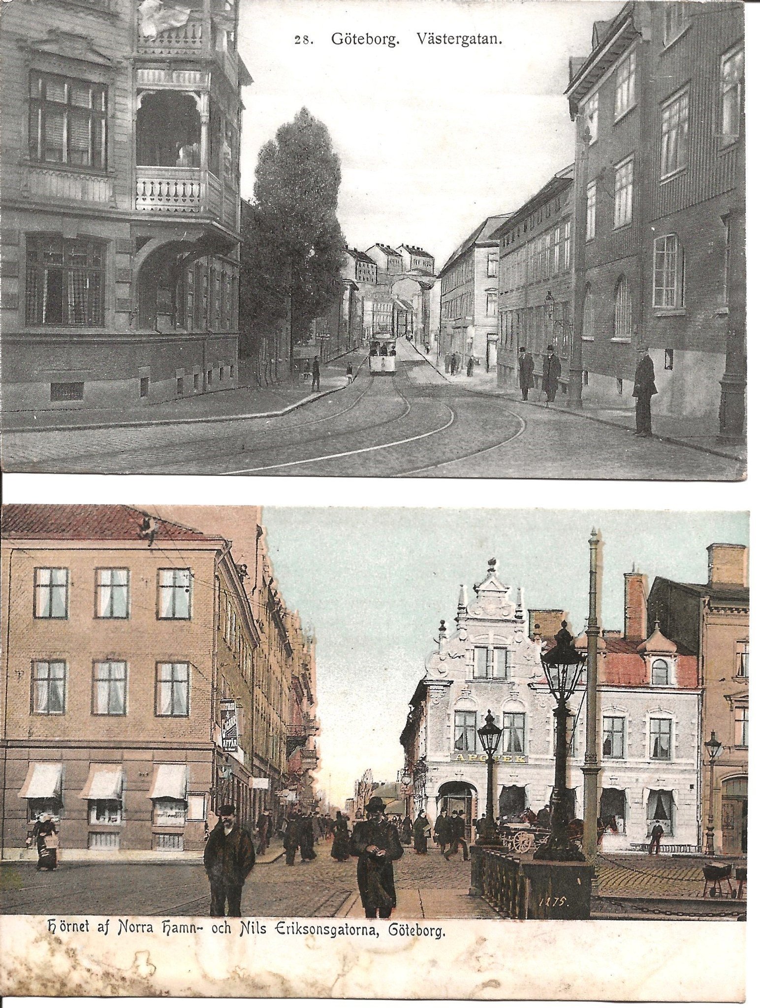 Två vykort från Göteborg, början av 1900-talet | Köp på Tradera (734312029)