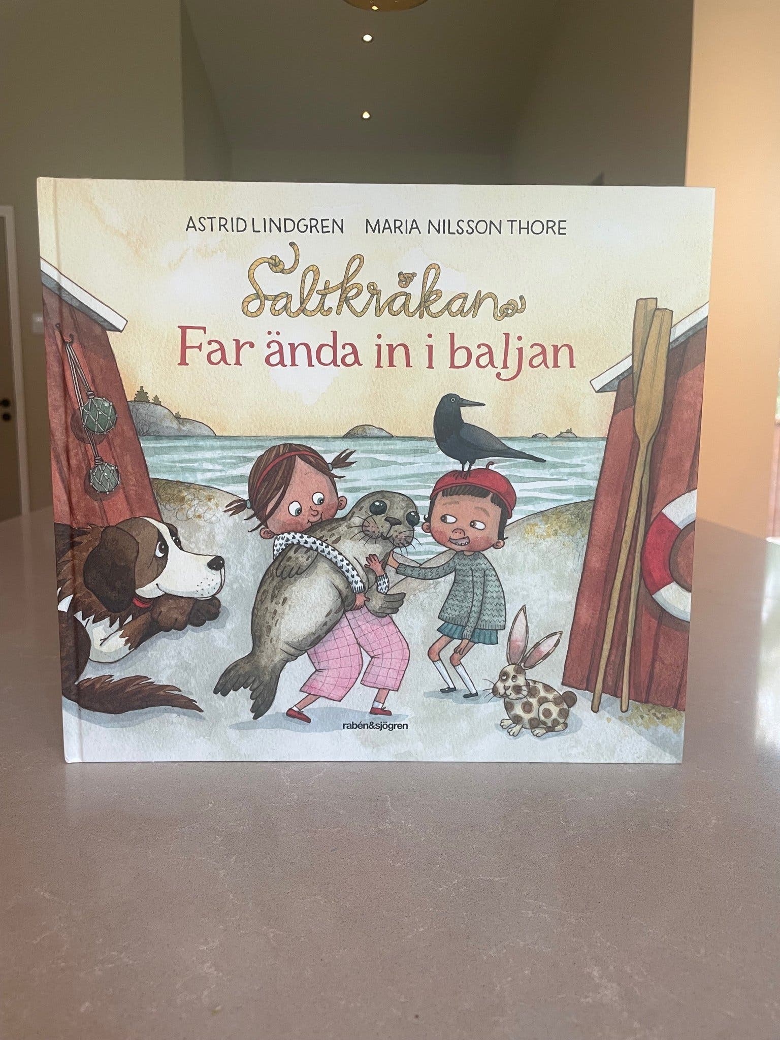 Saltkråkan, Far ända in i baljan - barnbok | Köp på Tradera (698723428)