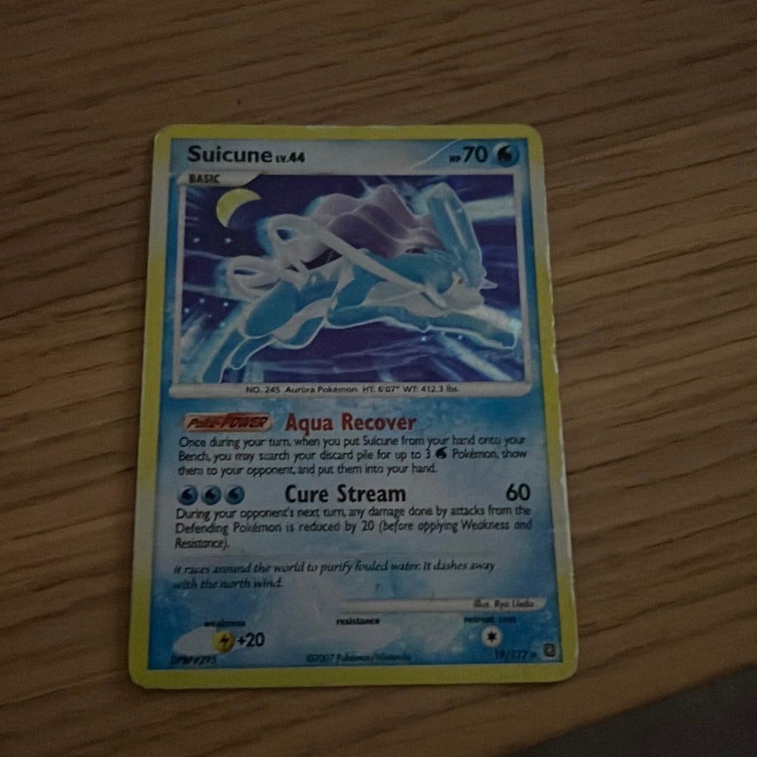 Se produkter som liknar Suicune Holo 19 Pokémonkort på Tradera (707423816)