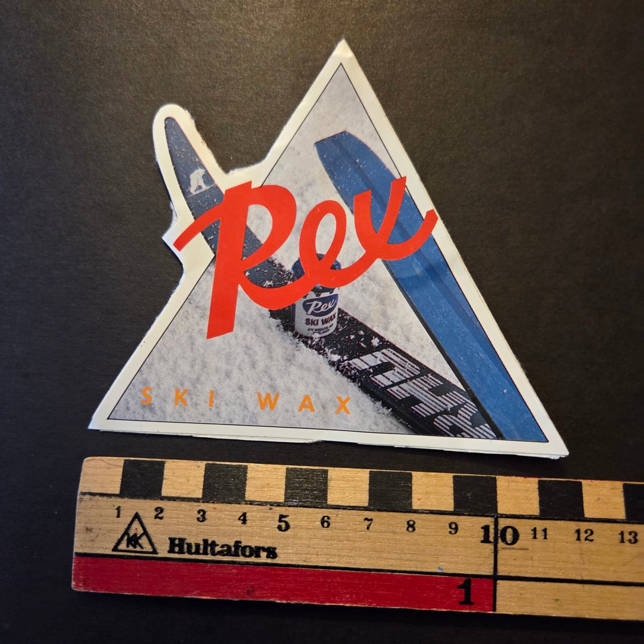 Retro Rex Ski Wax Klistermärke | Köp på Tradera (698208324)