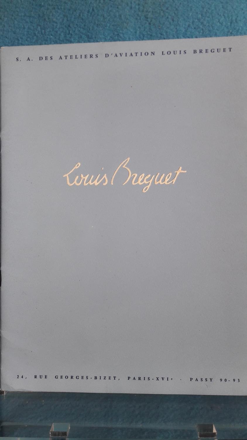 Louis Breguet - S.A. Des Ateliers D'aviation Lo.. | Köp på Tradera ...