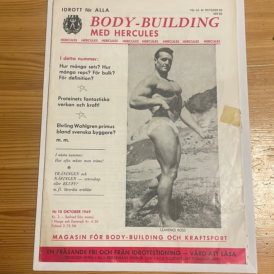 Body-Building med Hercules, 10. 1969 | Köp på Tradera (713329764)