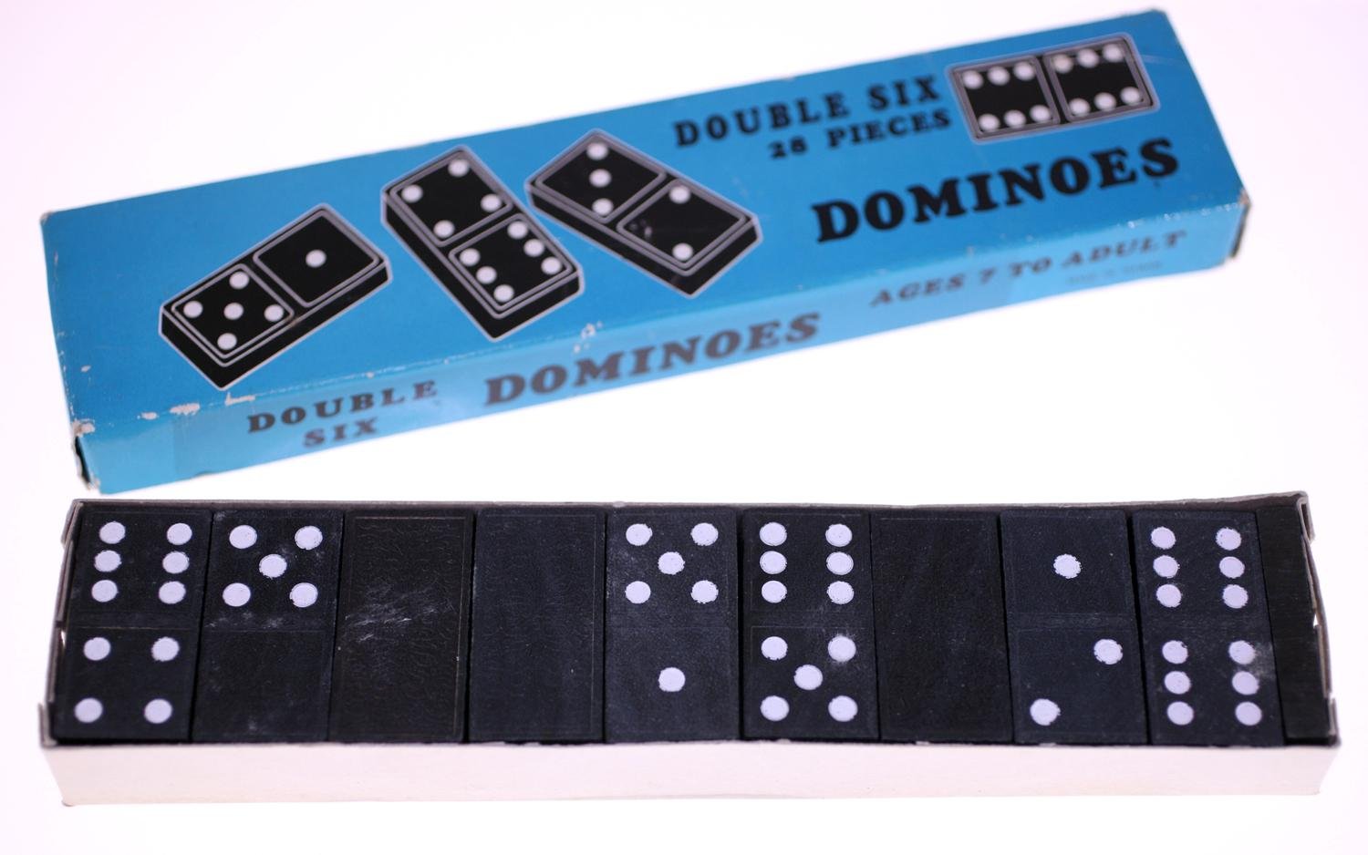 Vintage plastic dominoes-28 pieces complete set.. | Köp på Tradera ...