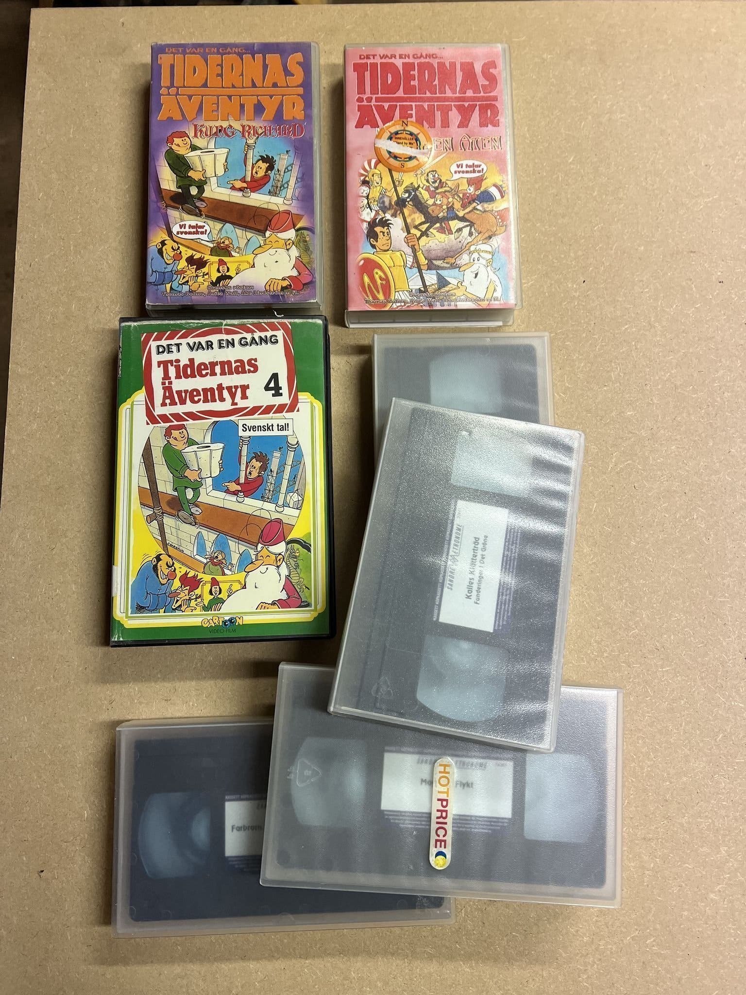 Se produkter som liknar VHS paket med barnfilmer på Tradera (706876470)