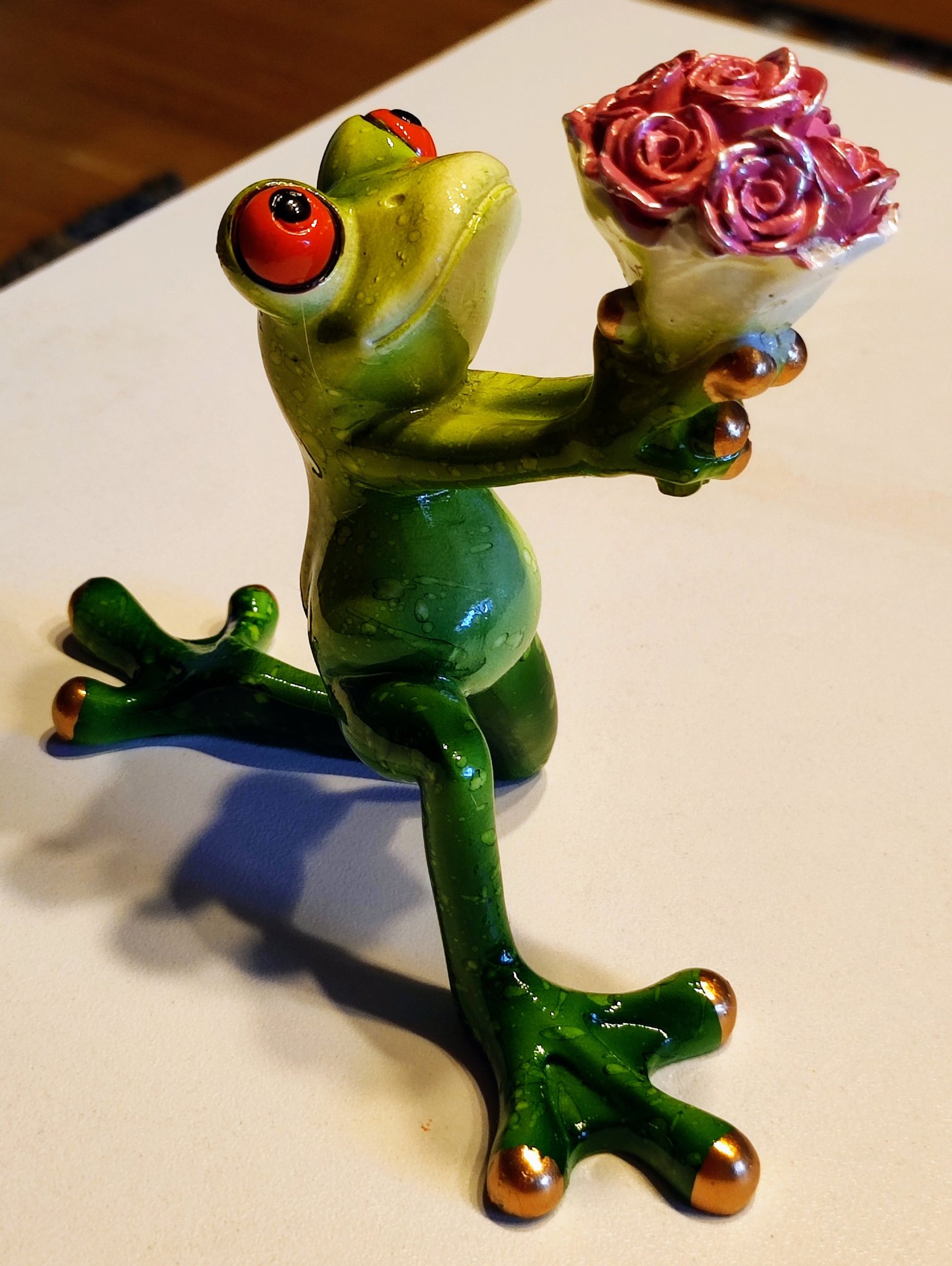 Groda, statyett. Keramikgroda, exotisk groda. G.. | Köp på Tradera ...