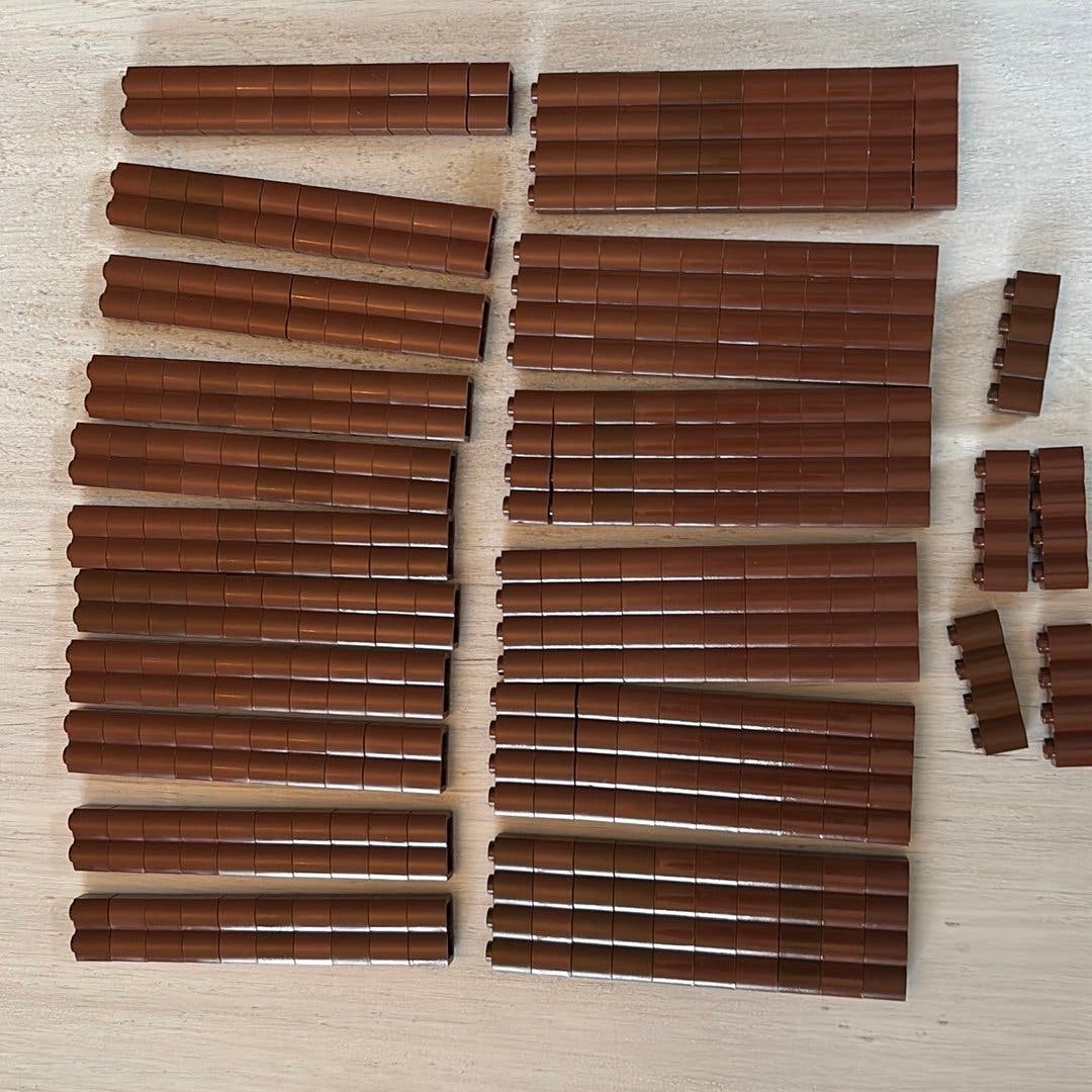Se produkter som liknar Lego bricks log profile 1x2 s.. på Tradera ...