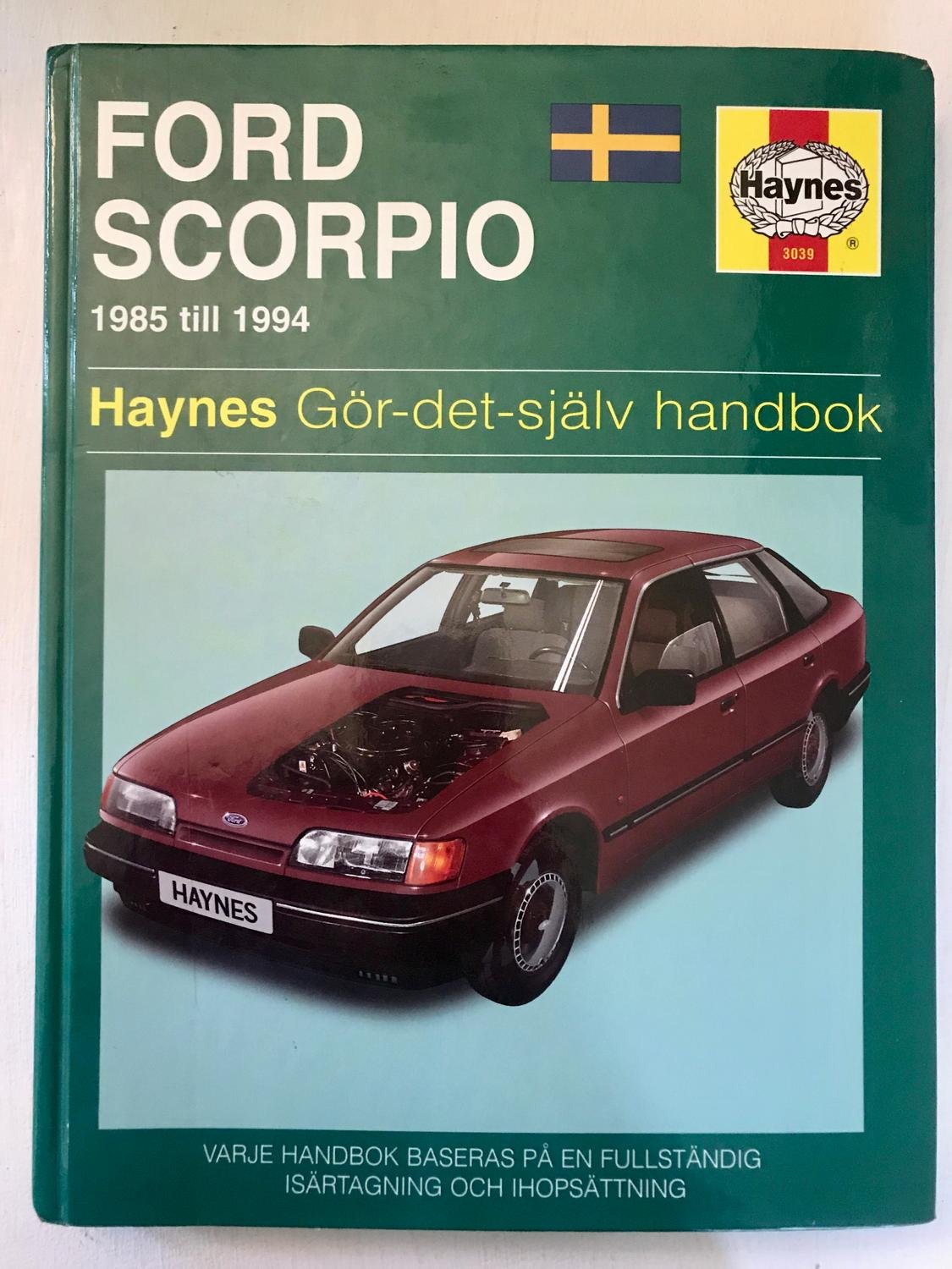 HAYNES 3030 FORD SCORPIO 198.. | Köp från Haldins_Hylla på Tradera ...