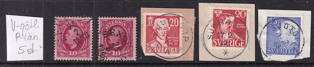 Västergötland, P-län, 5 bra stämplar bla Seglor.. | Köp på Tradera ...